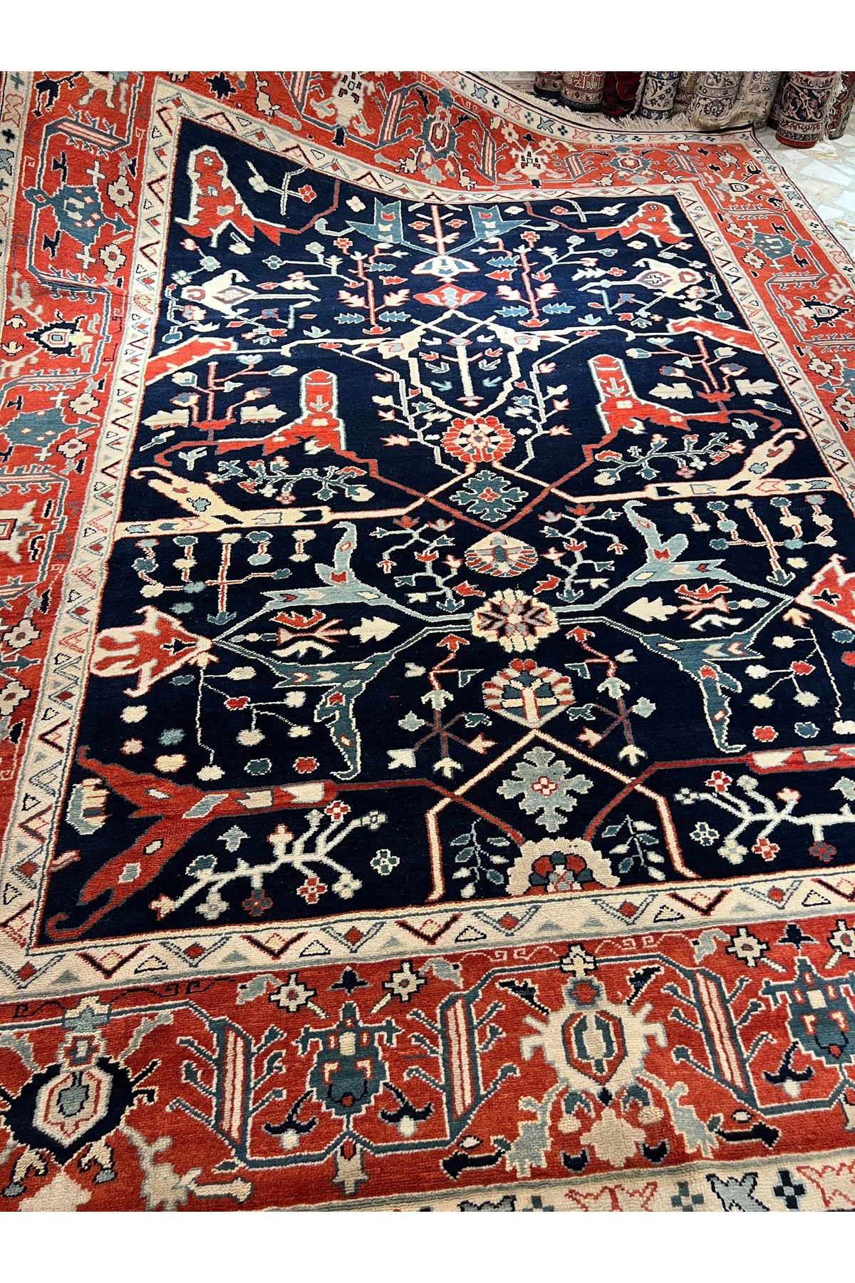 RD RAMAZAN DAĞ EL HALI SANATI El Dokuma Kula Halısı Yüne Yün Dokuma 9m2 ...