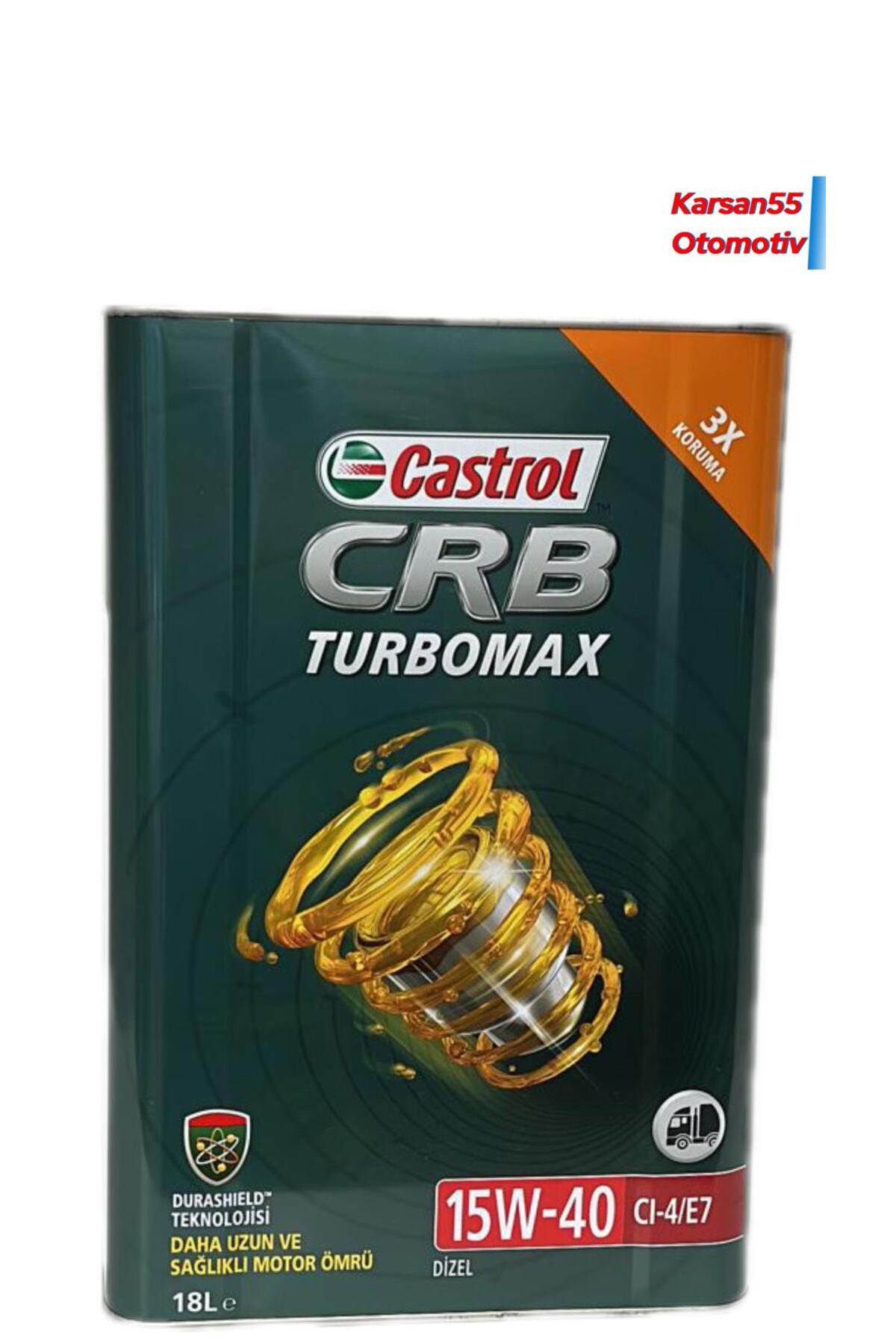 Castrol CRB Turbomax 15W/40 CI-4/E7 18LT Fiyatı, Yorumları - Trendyol