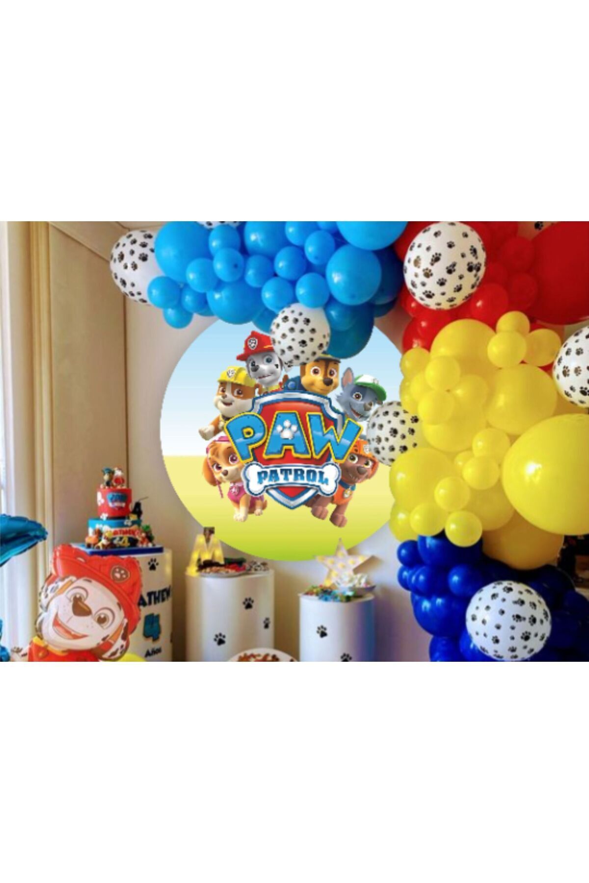 GK TASARIM Paw Patrol Doğum Günü Afişi (BÜYÜK) Fiyatı, Yorumları - Trendyol