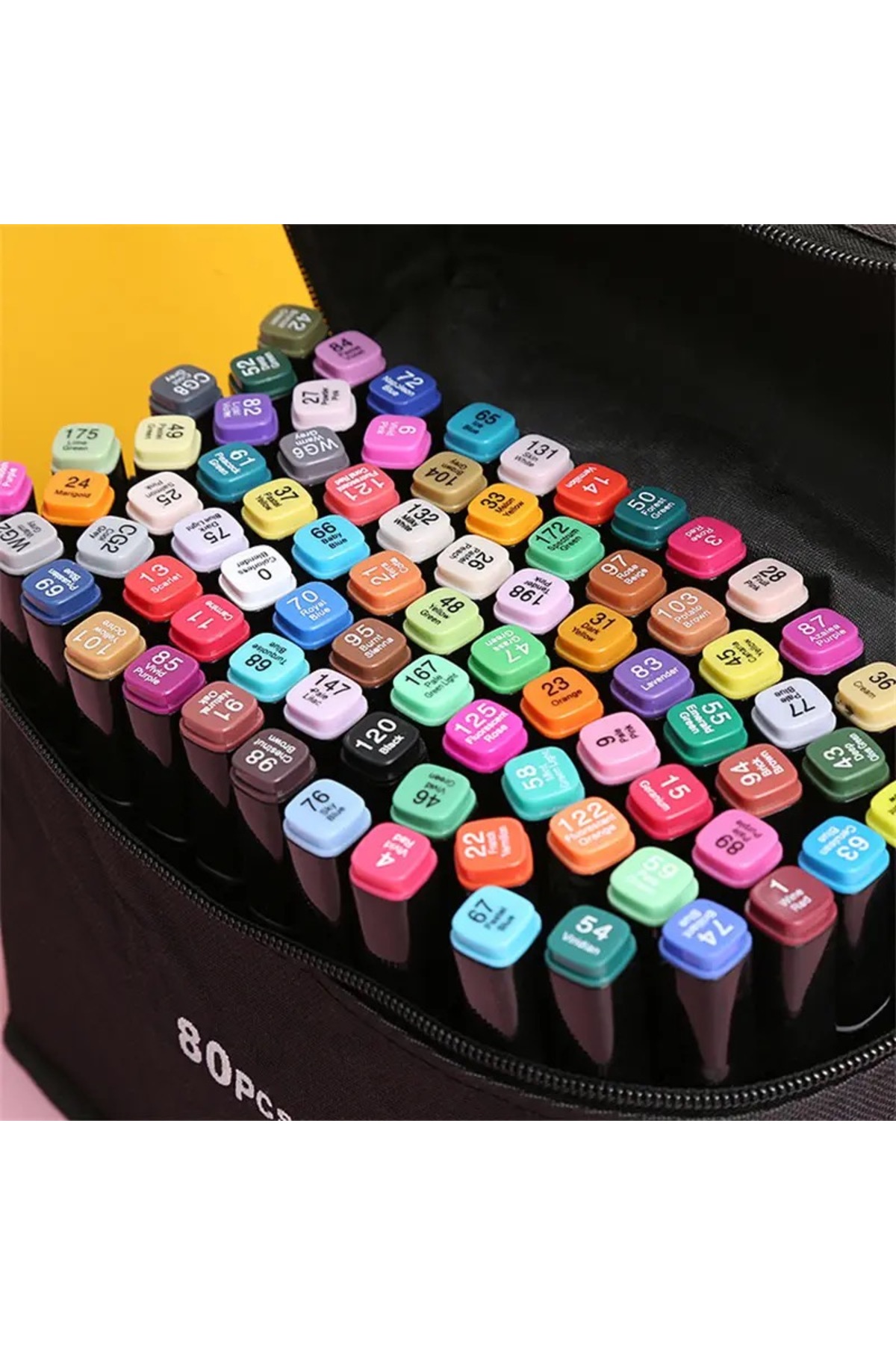 BEYZANA 80 Adet Çift Taraflı Marker Kalem Seti Çantalı - Fiyatı, Yorumları