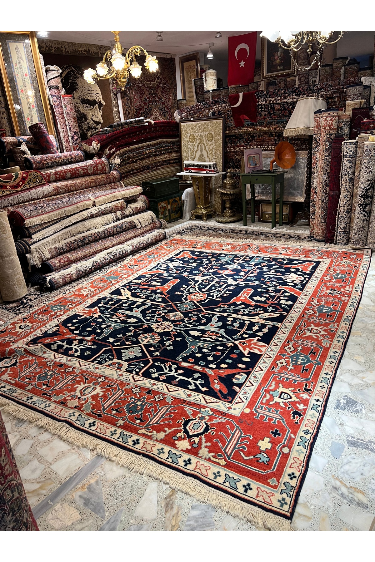 RD RAMAZAN DAĞ EL HALI SANATI El Dokuma Kula Halısı Yüne Yün Dokuma 9m2 ...