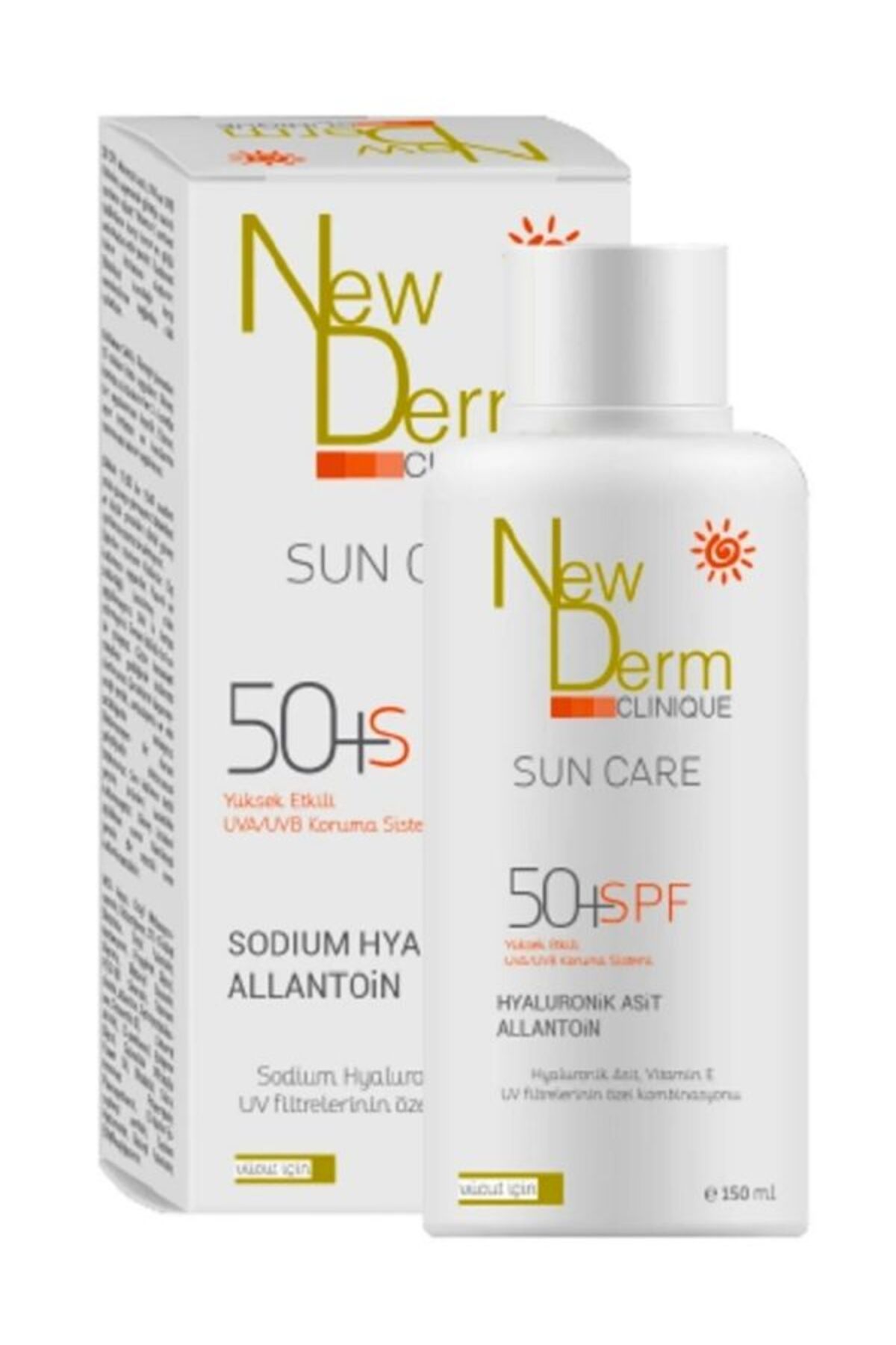 NEWDERM Güneş Kremi 50 Spf Güneş Kremi 150 ML Sun Care Fiyatı ...