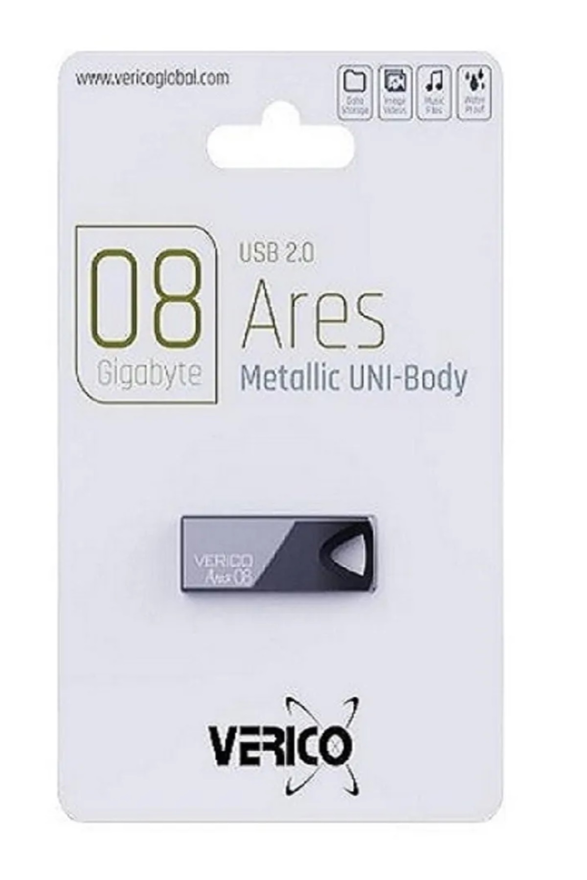 Verico 8 Gb Usb 2.0 Metal Tasarım Su Geçirmez Usb Flash Bellek Akver ...