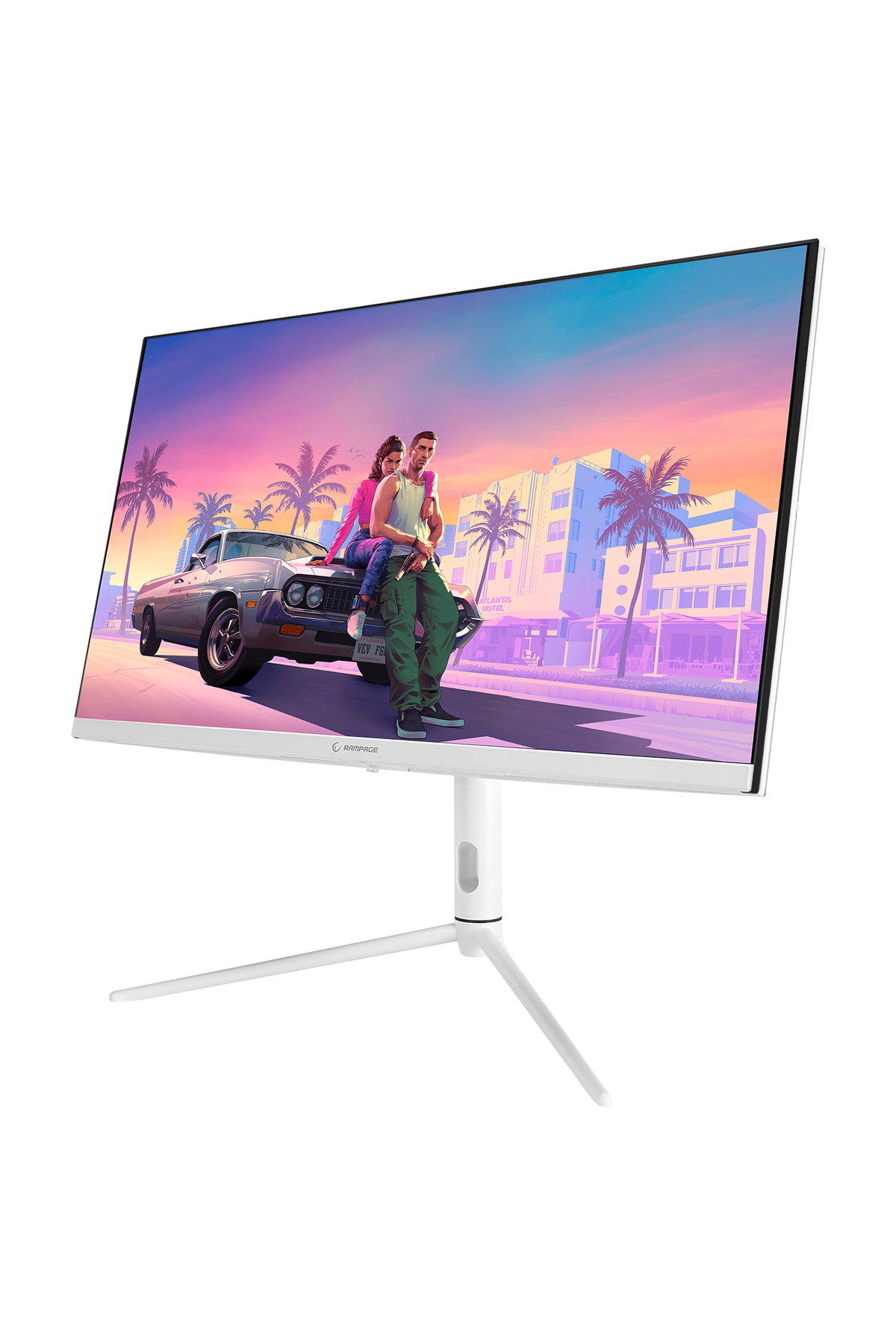 Rampage GLACIER GL27R180Q 27 180Hz 1ms AUO IPS QHD 2K AdaptiveSync RGB Pivot Beyaz Flat Oyuncu ...