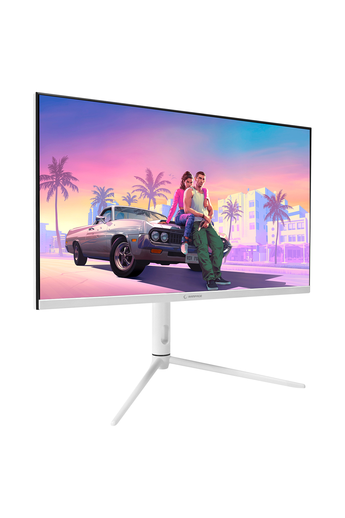 Rampage GLACIER GL27R180Q 27 180Hz 1ms AUO IPS QHD 2K AdaptiveSync RGB Pivot Beyaz Flat Oyuncu ...