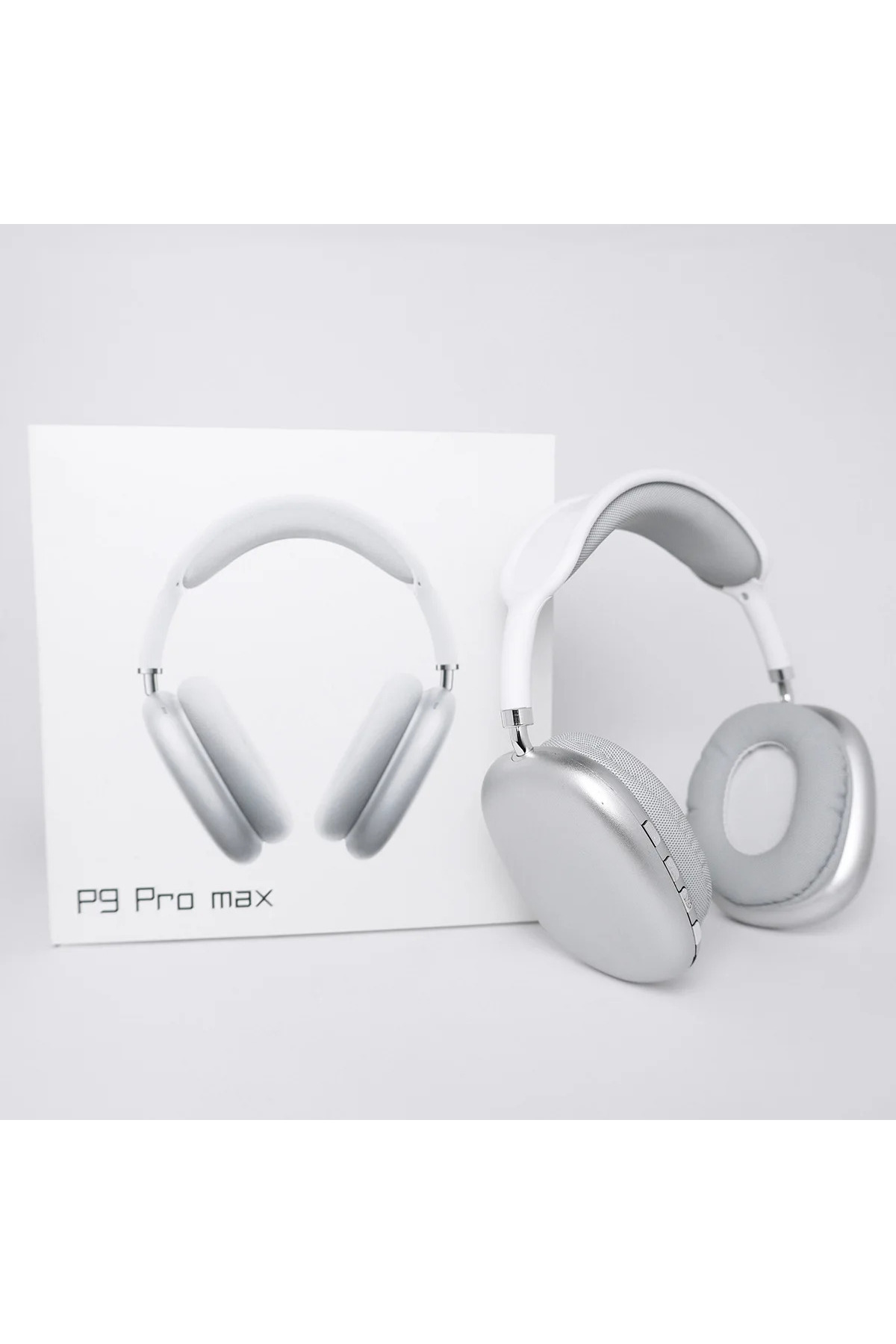 LESGO P9 Pro Max Kablosuz 5.0 Mikrofonlu Bluetooth Kulaklık Beyaz 2024 ...