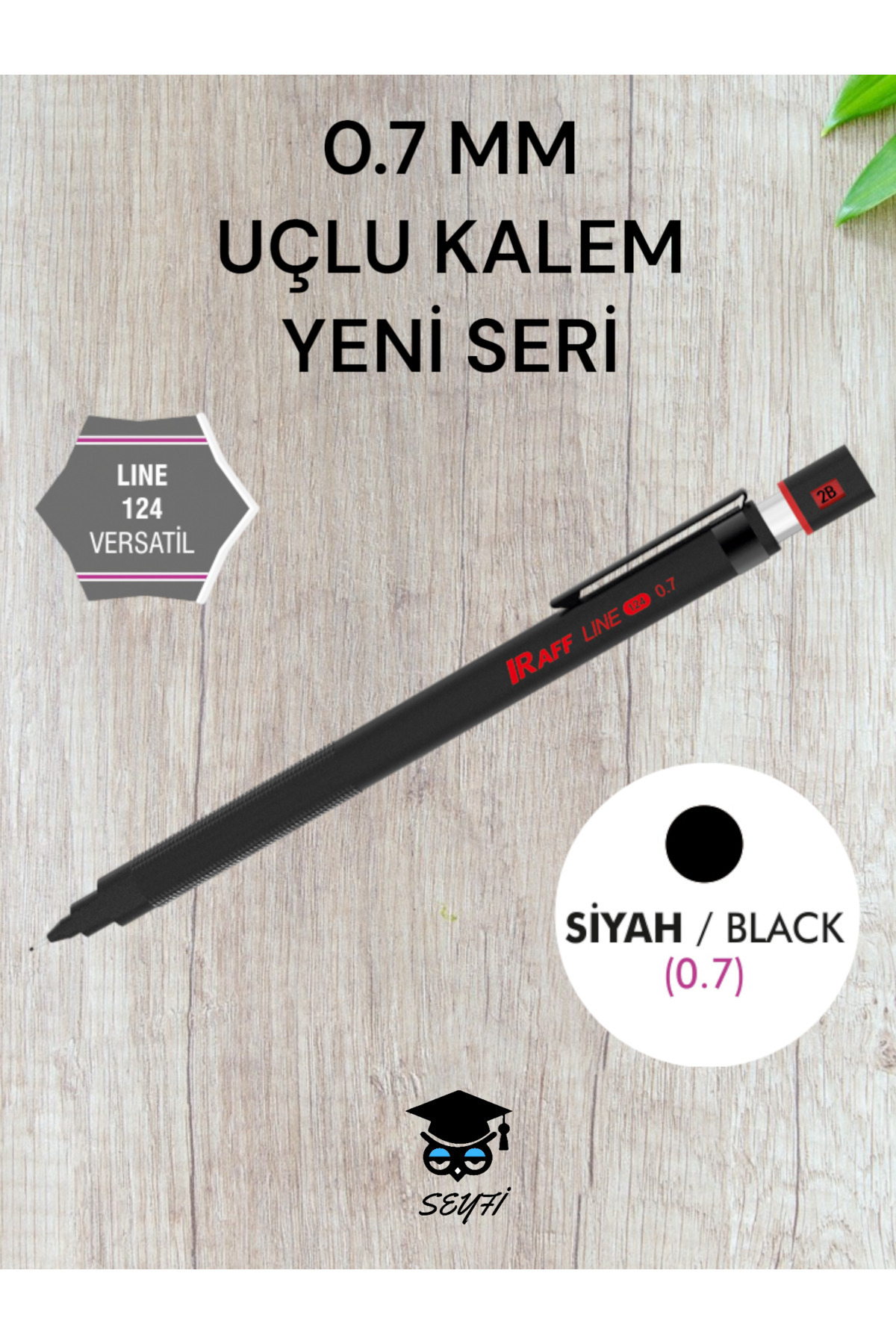 SEYFİKİRTASİYE Raff Line 124 0.7 Mm Uçlu Kalem Yeni Seri Versatil Kalem ...