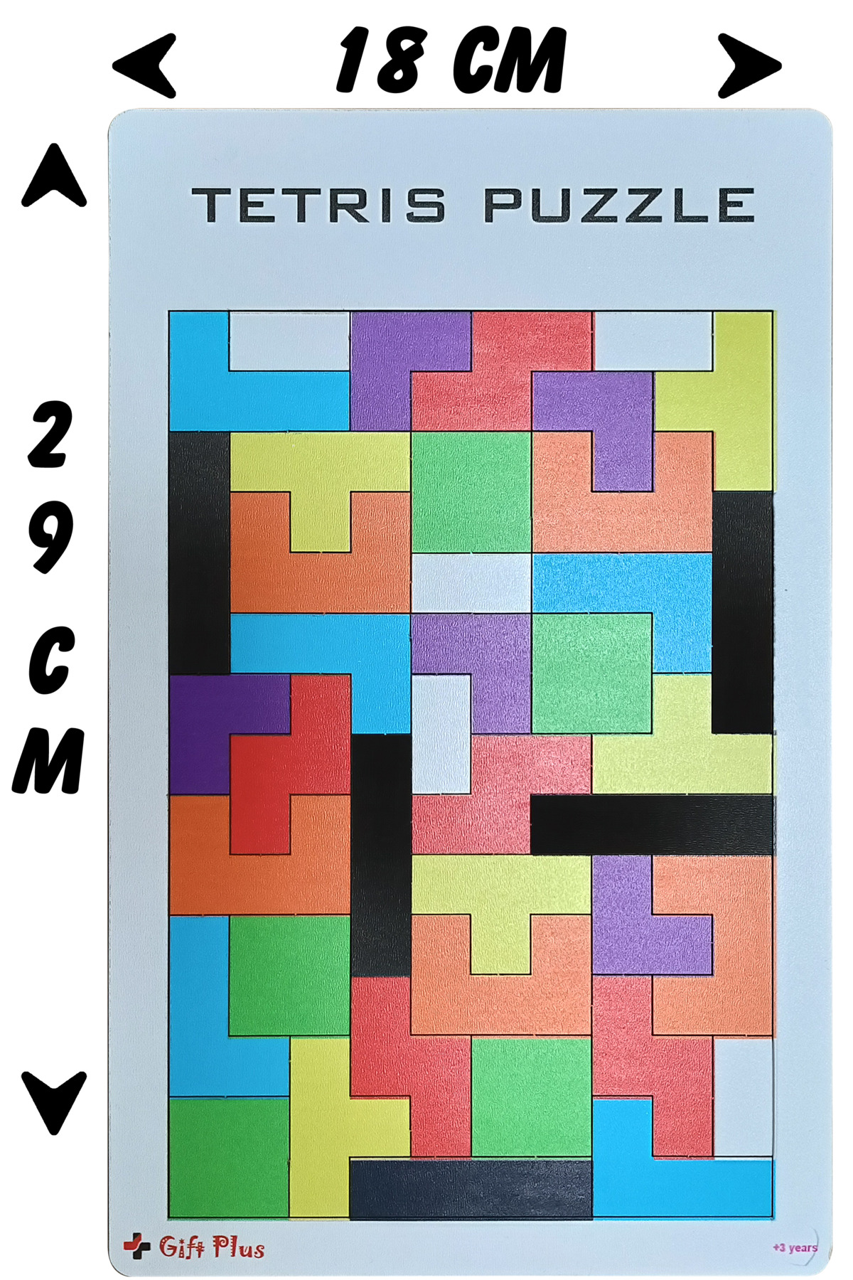 gift plus Wooden Tetris Block Puzzle Jigsaw Educational Toy- Trendyol