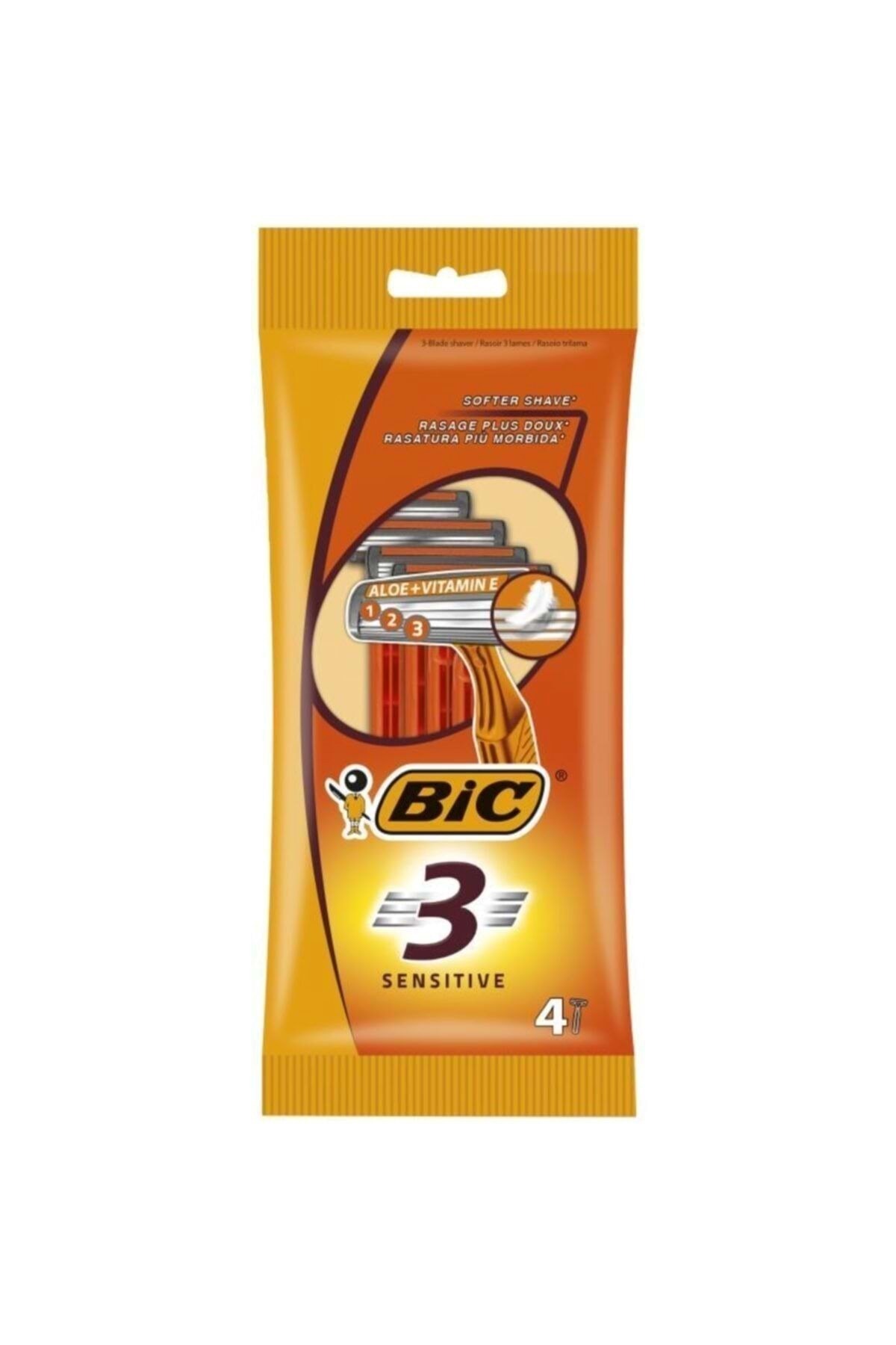 Bic 3 Sensitive Erkek Tıraş Bıçağı 4'lü Poşet Fiyatı, Yorumları - Trendyol