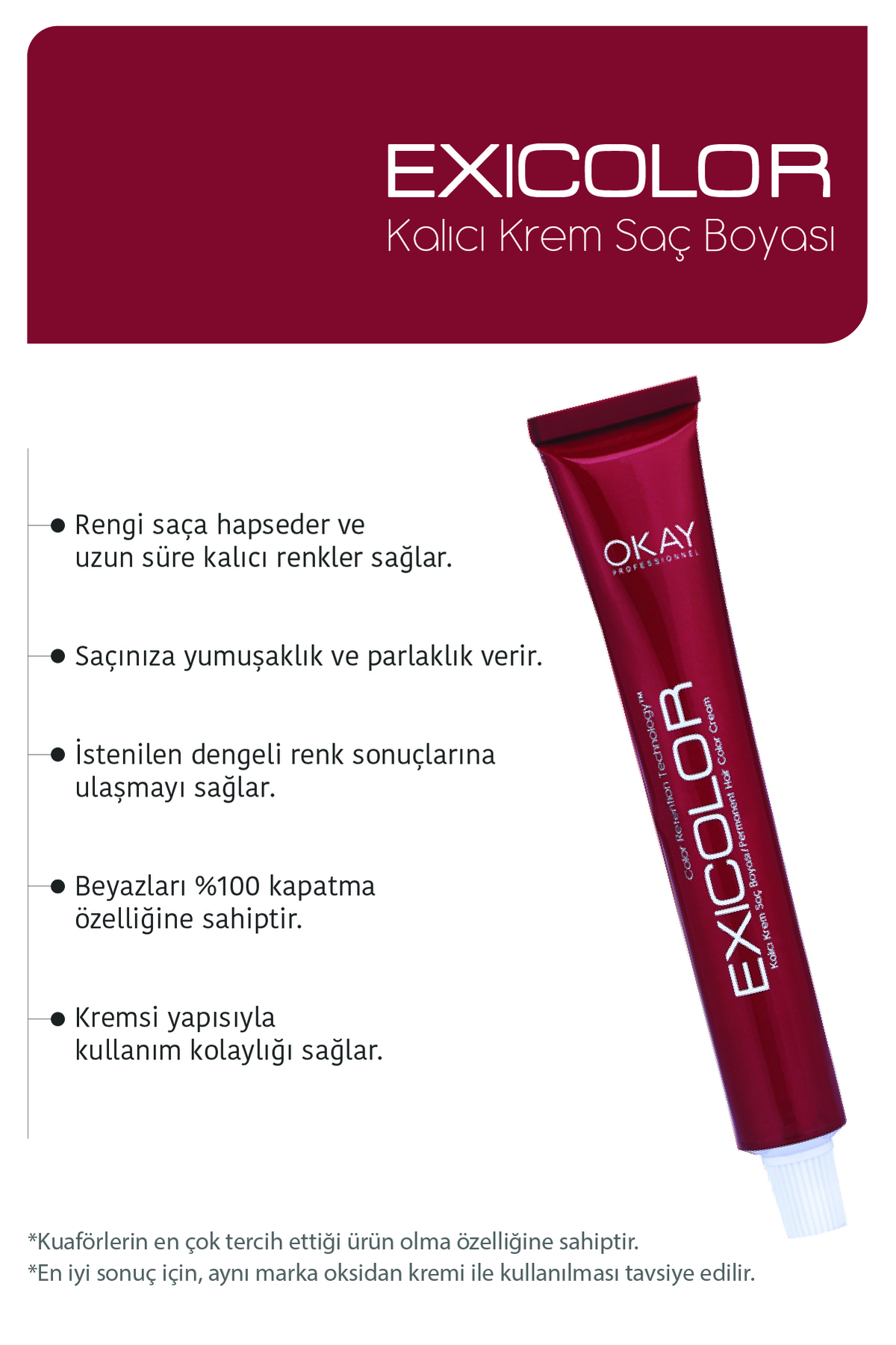 Exicolor 9.111 EKSTRA KÜLLÜ ÇOK AÇIK KUMRAL Kalıcı Krem Saç Boyası 60ml ...
