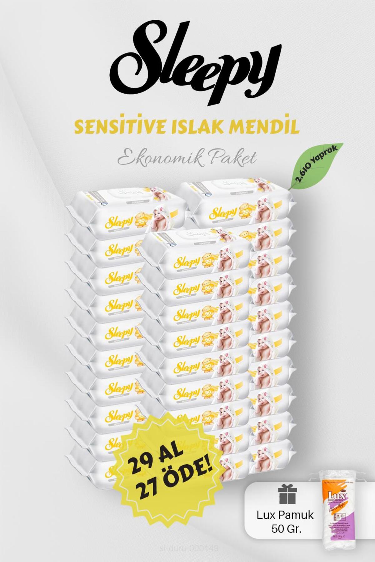 Sleepy Sensitive 90' lı Islak Mendil 29 AL 27 Öde HediyeliFiyatı, Yorumları - Trendyol
