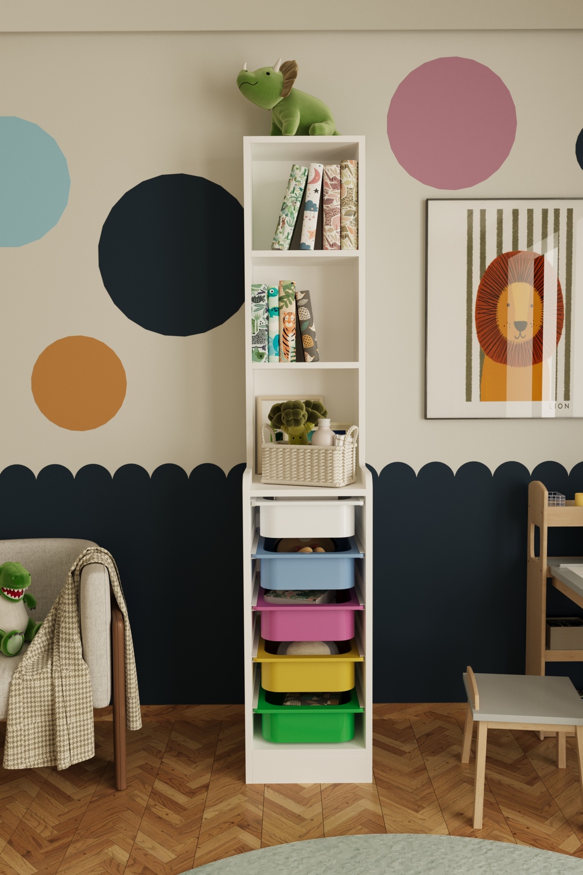 Remaks Lisano 5 Sepet Çok Amaçlı Oyuncak Dolabı Çok Renkli Fiyatı ...