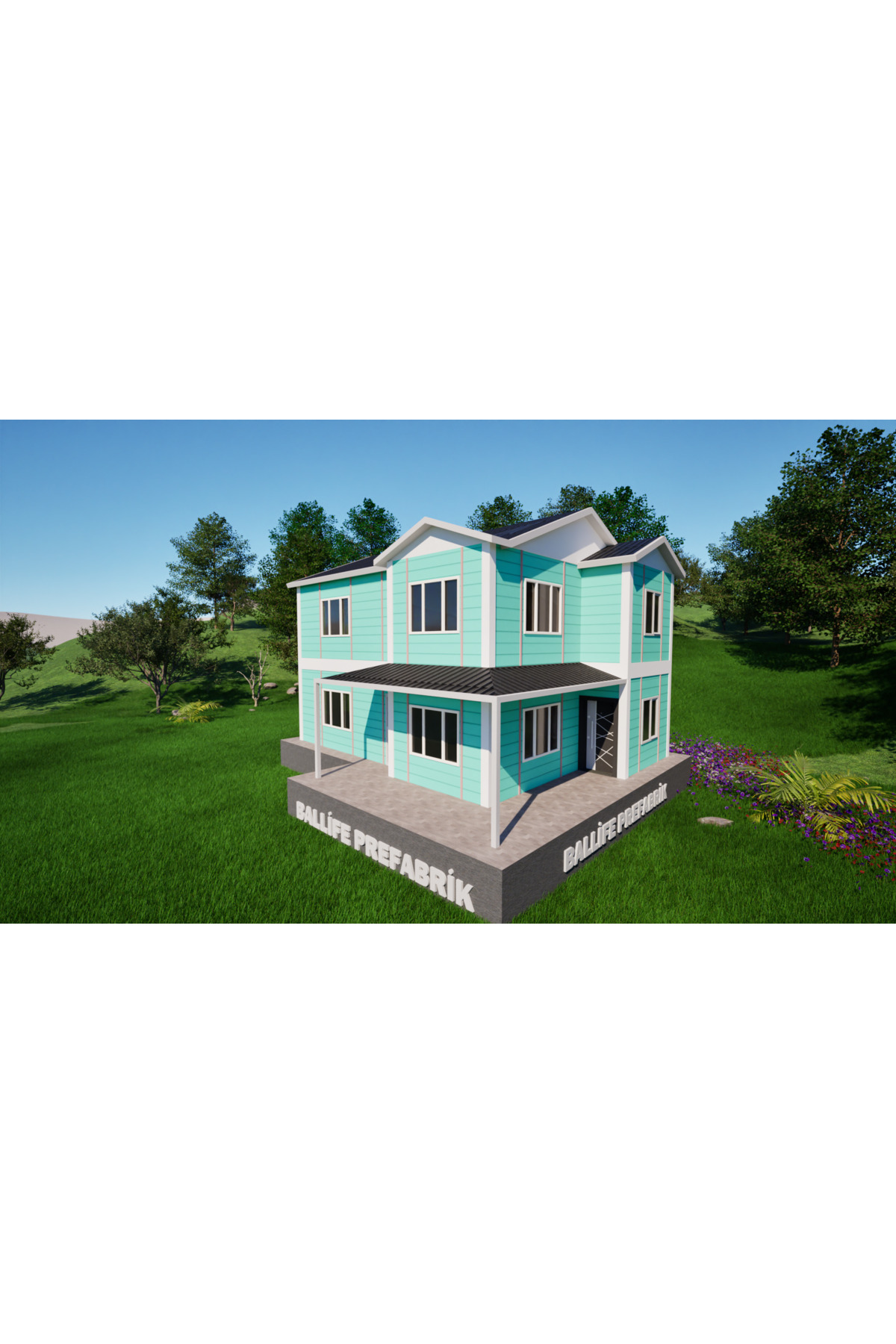 BALLİFE PREFABRİK 142 M2 DUBLEKS PREFABRİK KONUT Fiyatı, Yorumları - Trendyol