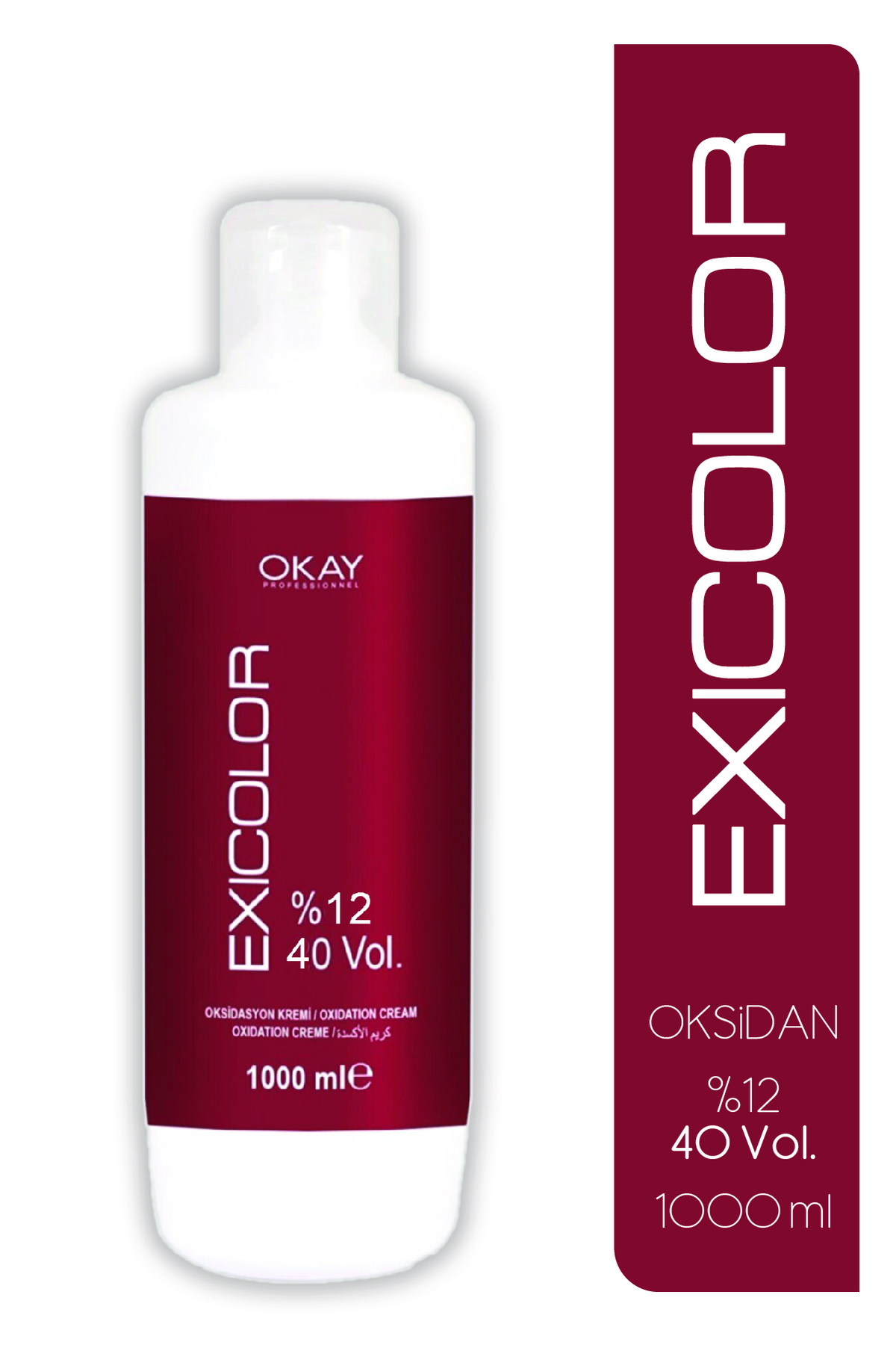 Exicolor % 12 (40V) Oksidasyon Krem 1000ml Fiyatı, Yorumları - Trendyol