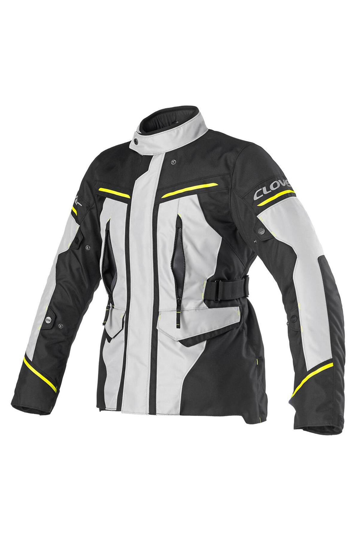 Clover Storm-4 Wp Korumalı Motosiklet Montu Gri / Sarı / Siyah - Fiyatı ...