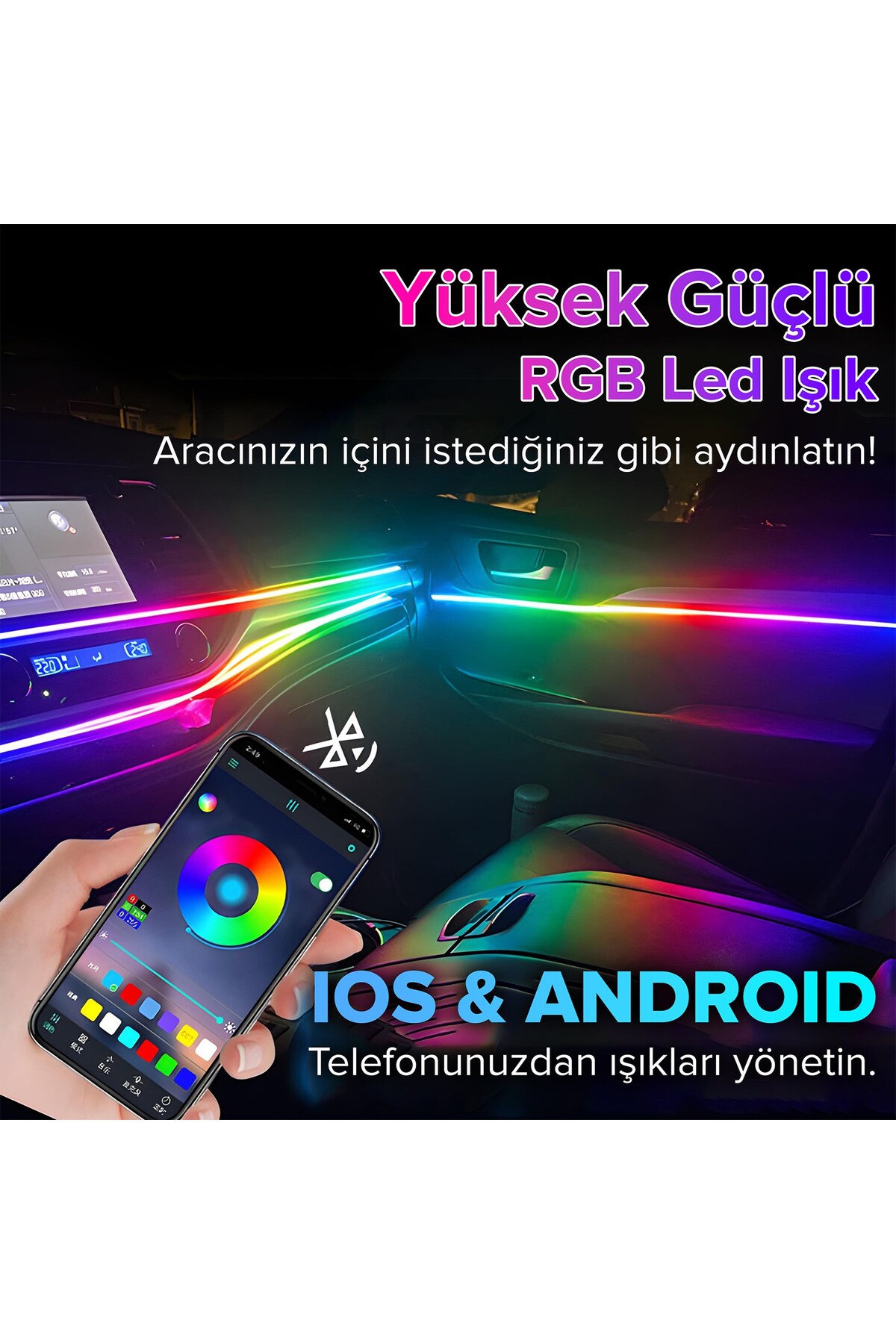 ARW Mitsubishi Space Wagon RGB Araç İçi Ambiyans 210 Mod Full Fonksiyon ...