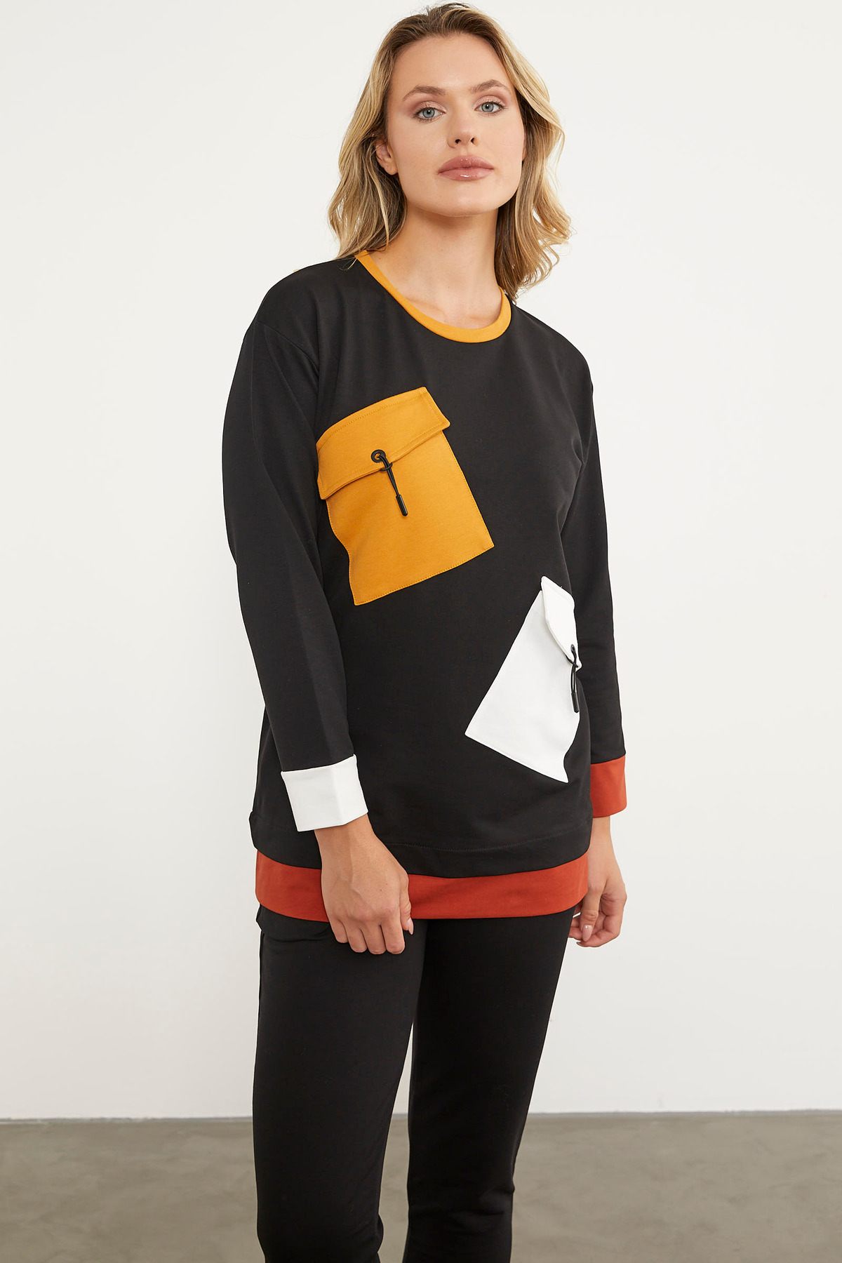 Sementa Cep Detaylı Renkli Eşofman Takım - Siyah Fiyatı, Yorumları ...