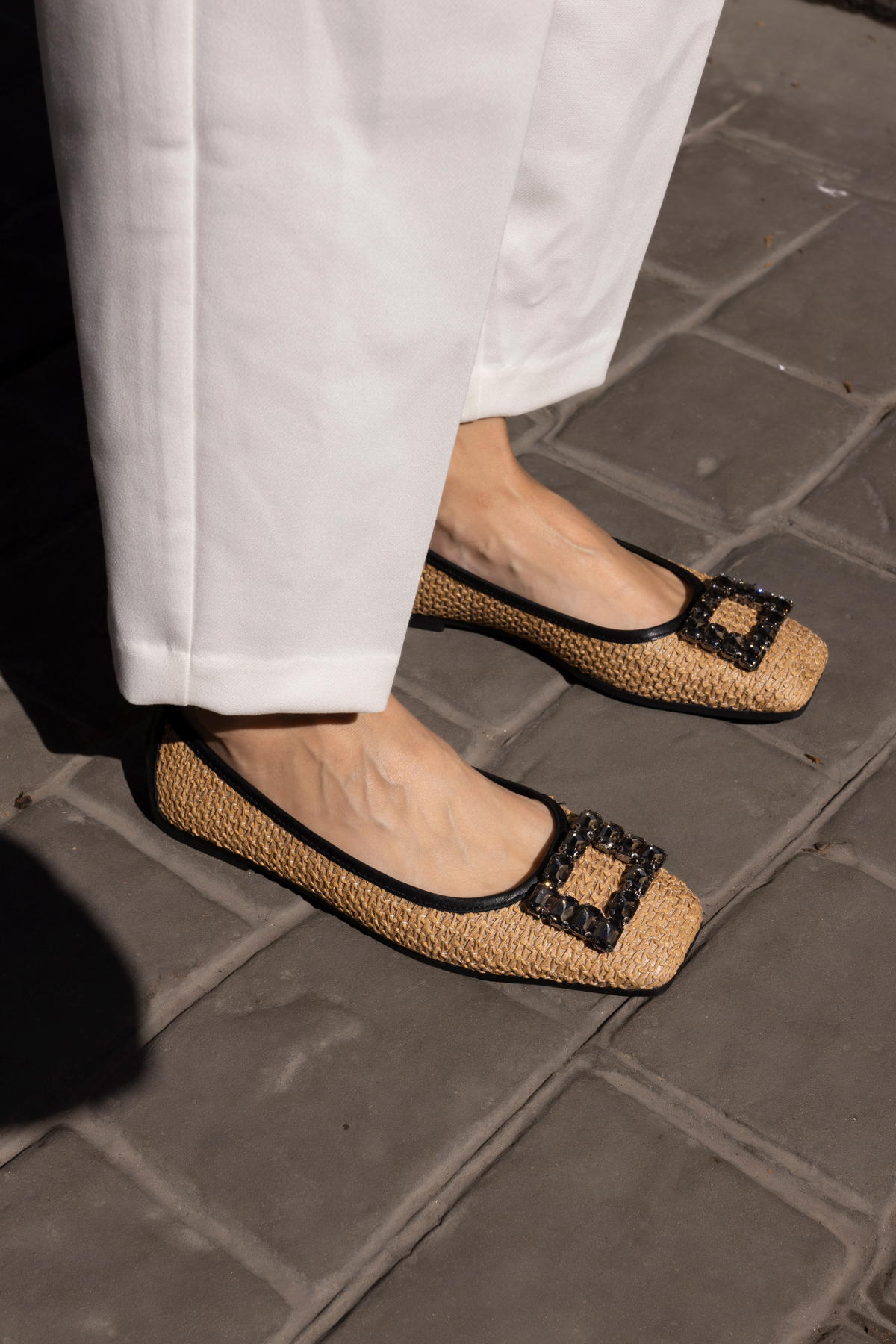 ANGELİNA JONES ELROY NŐI FEKETE fonott bőrcipő- Trendyol