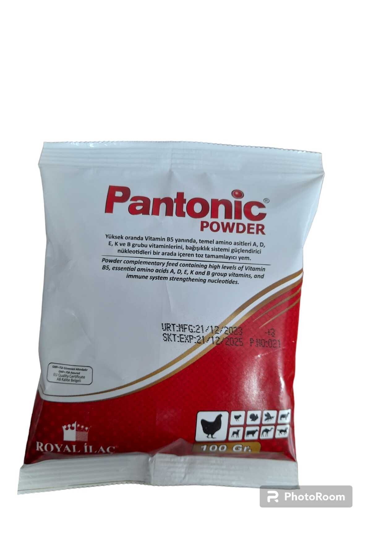 Royal İlaç Pantonic Powder multivitamin ve aminoasit 100 gr - Fiyatı ...