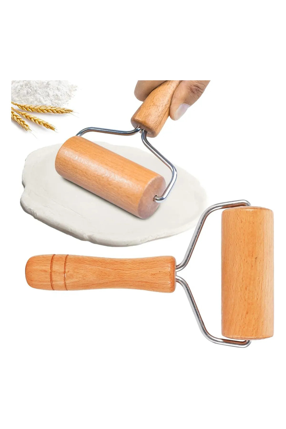 pembe lotus Ahşap Saplı Rulo Hamur Açıcı Merdane Fiyatı, Yorumları ...
