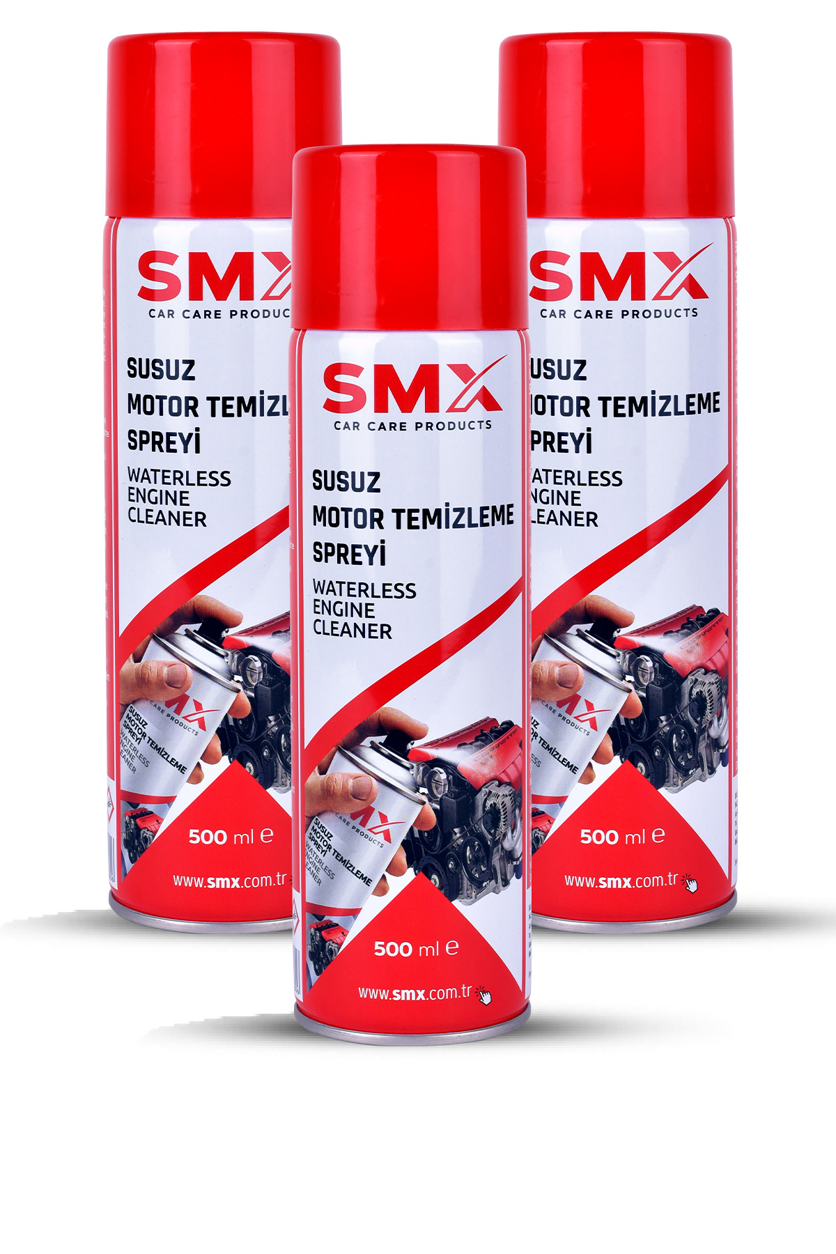 SMX Susuz Motor Temizleme Ve Koruma Spreyi (3X500ML) 3 Adet - Fiyatı ...
