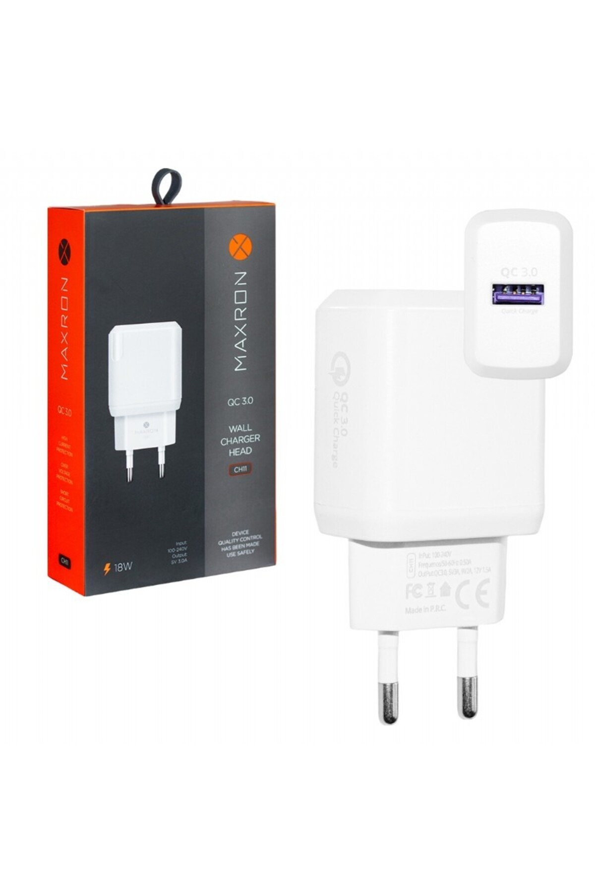 Maxron CH11 5 Volt 3 Amper 18W Qc 3.0 Usb Başlık Adaptör Fiyatı ...