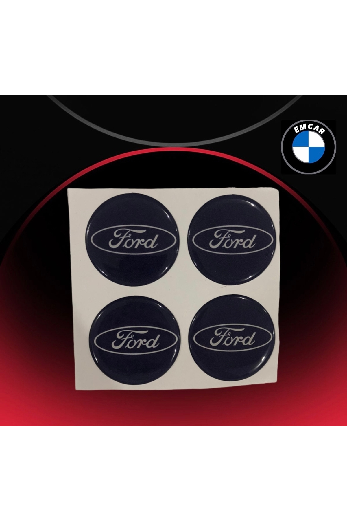 EMCARWAX EMCAR FORD BLUE Jant Göbeği 4lü Paket A++ Sticker Fiyatı ...