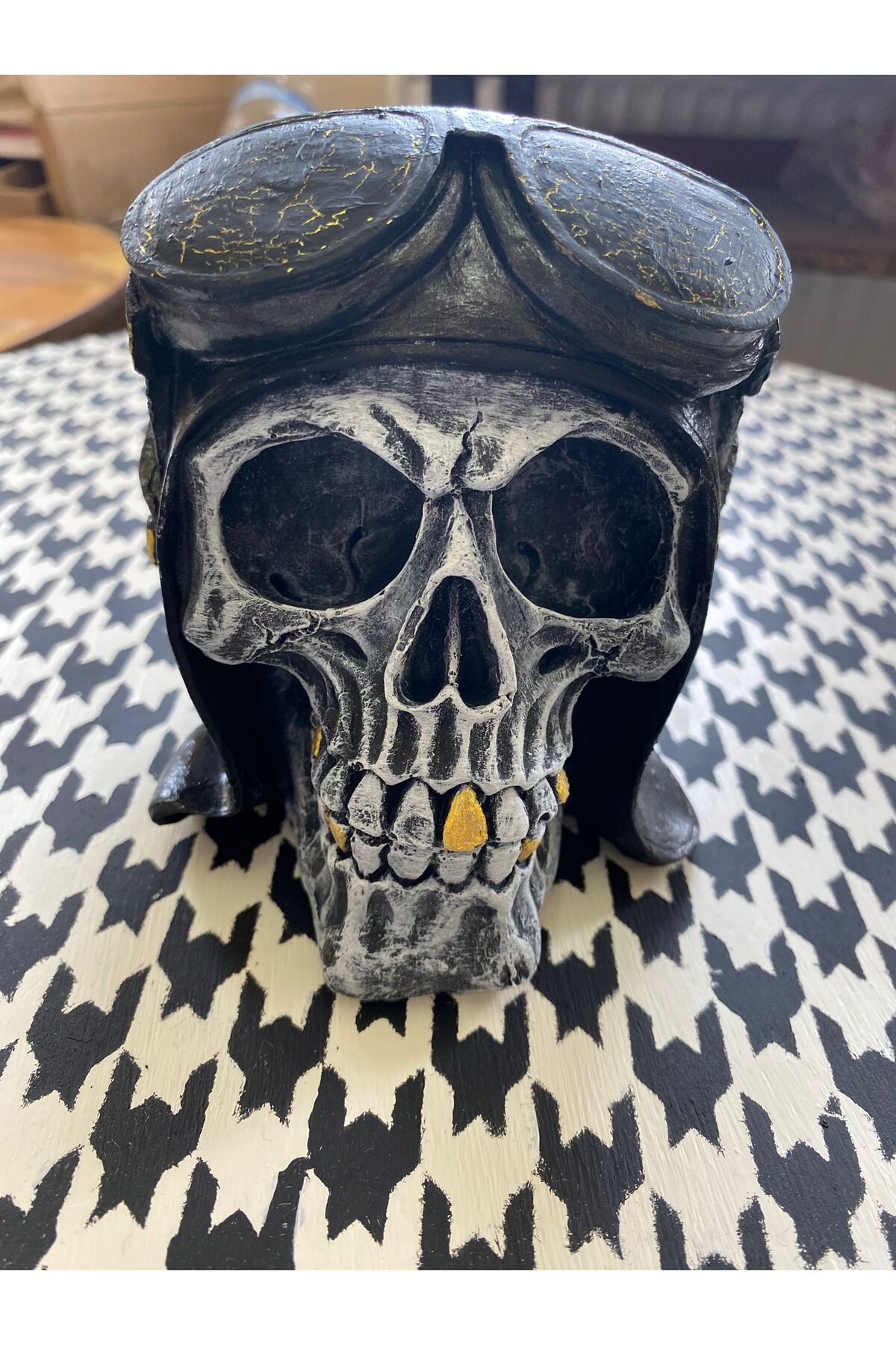 renklifircahobi RENKLİ FIRÇA KURU KAFA İSKELET BİBLO HEYKEL HEDİYELİK ...