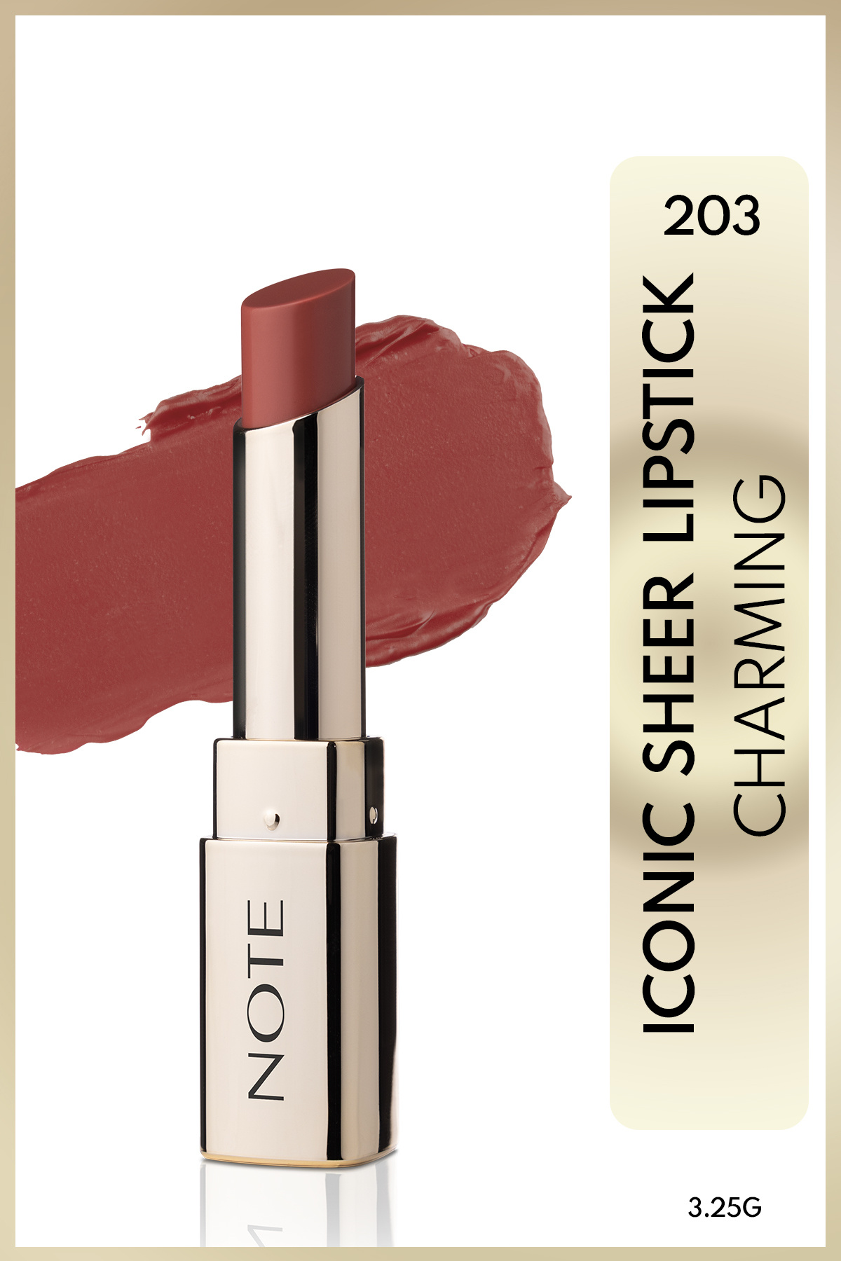 Note Cosmetics Iconic Sheer Lipstick Nemlendirici Parlak Ruj 203 ...