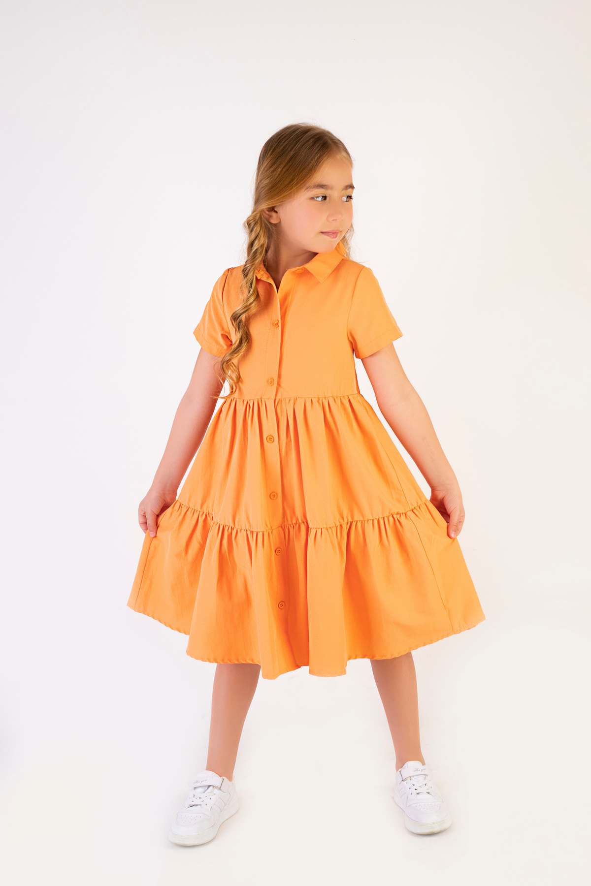 Tuffy Kids KIZ ÇOCUK BASİC YAZLIK POPLİN GÖMLEK ELBİSE 6-9 YAŞ - Fiyatı ...