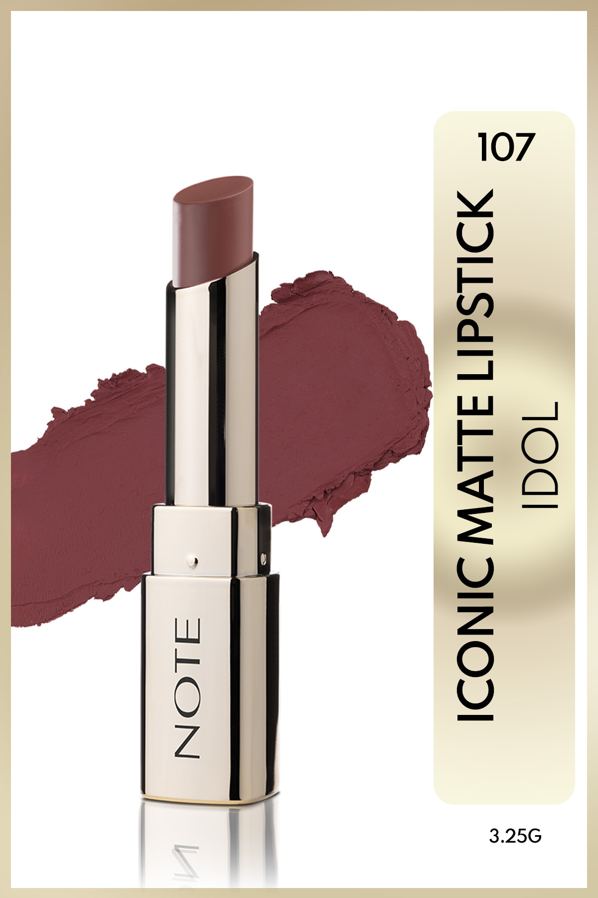 Note Cosmetics Iconic Matte Lipstick Kalıcı Mat Ruj 107 Idol ...