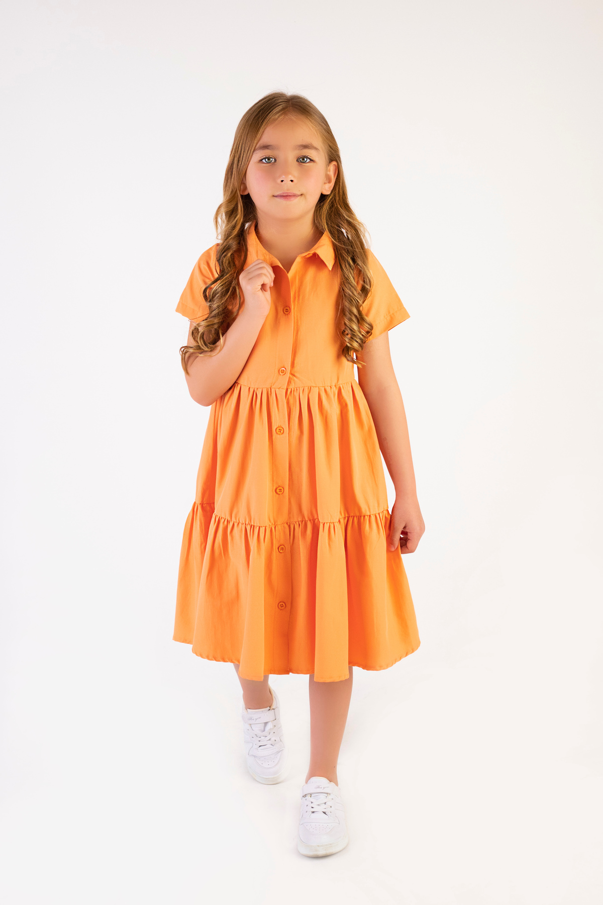 Tuffy Kids KIZ ÇOCUK BASİC YAZLIK POPLİN GÖMLEK ELBİSE 6-9 YAŞ - Fiyatı ...