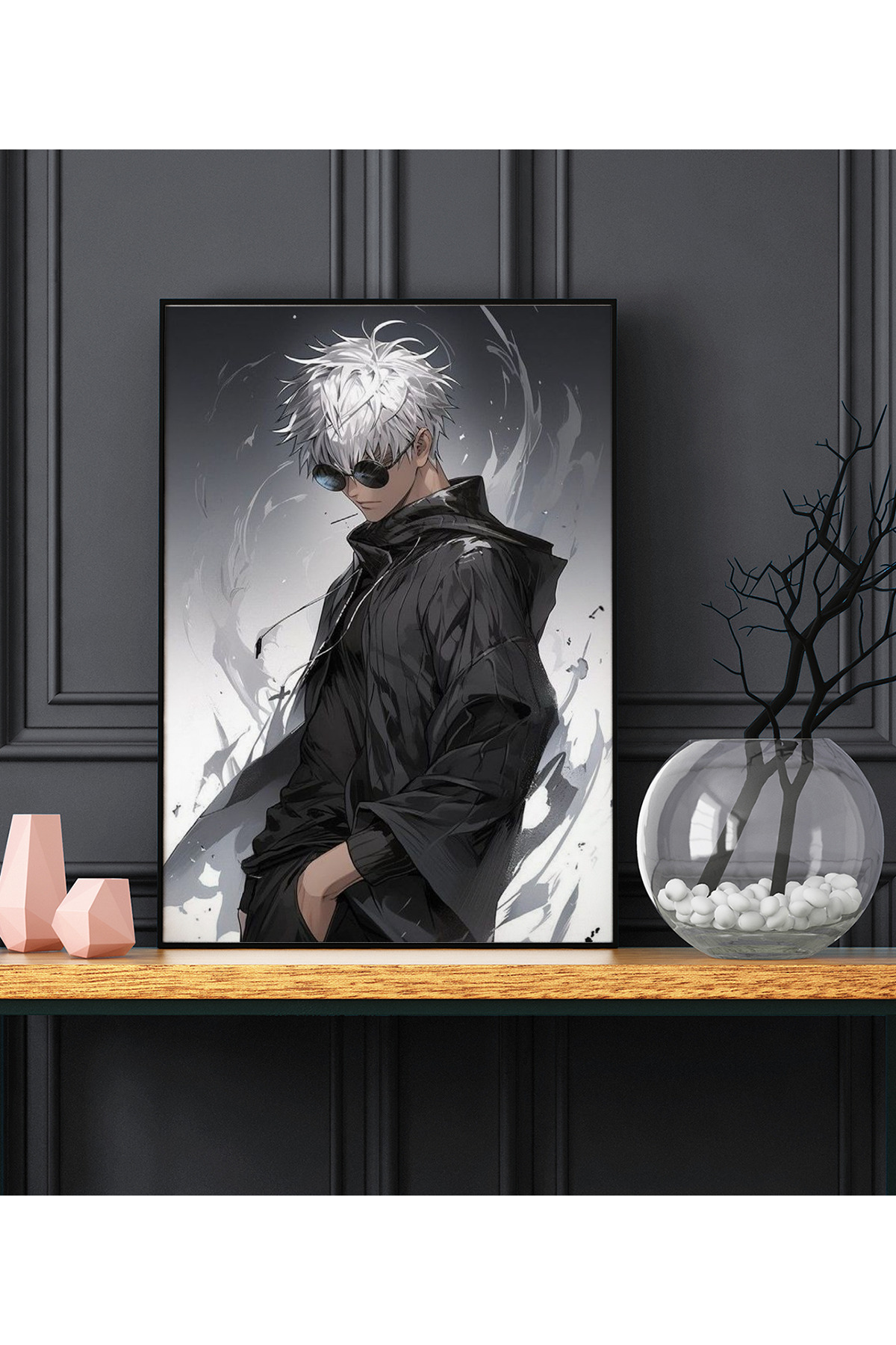 MS MustafaSunan Gojo Satoru Anime Poster - Çerçevesiz Duvar Posteri ...