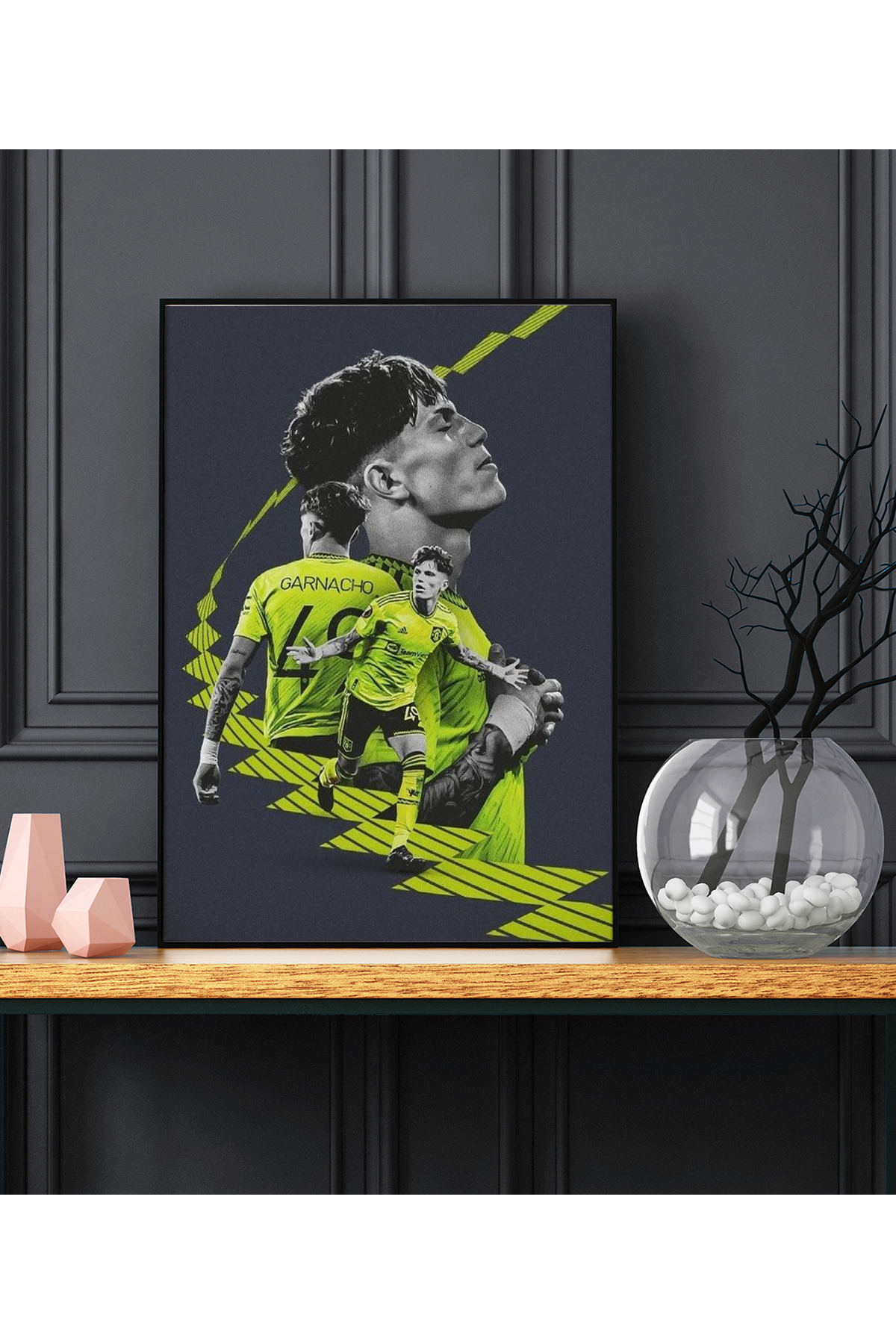 MS MustafaSunan Alejandro Garnacho Football Player Poster - Unframed ...