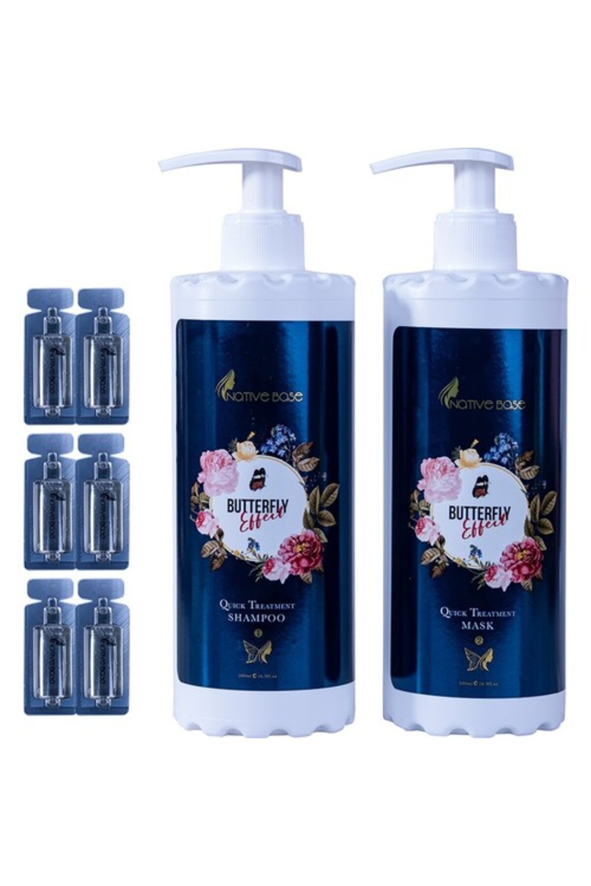 Native Base Quick Treatment Şok Keratin Bakım Set Butterfly Effect ...