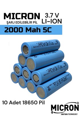 🔋 18650 Lityum Pil Al, Gücünü Hissset!