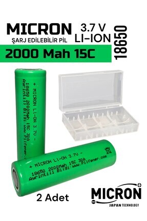 🔋 18650 Lityum Pil Al, Gücünü Hissset!