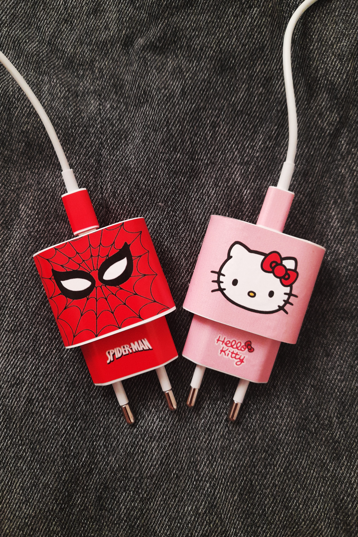 SARANG Hello Kitty & Spiderman Çift Iphone 20w Uyumlu Şarj Aleti ...