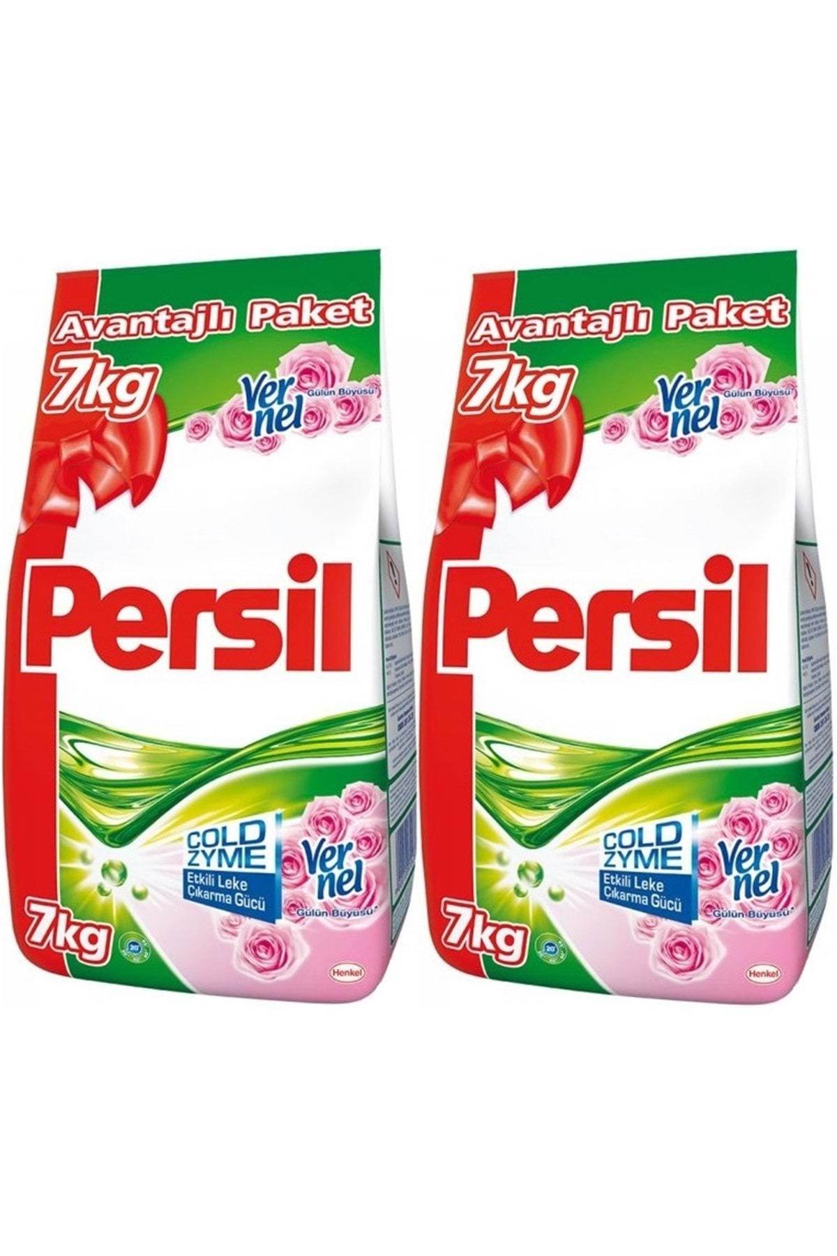 Persil Matik Toz Çamaşır Deterjanı 7+7:14KG Gülün Büyüsü Renkli Beyaz ...
