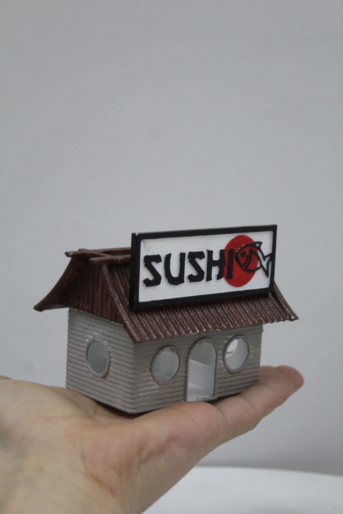 Patush Akvaryum dekoru Sushi Restaurant Komik Akvaryum içi Dekor ...