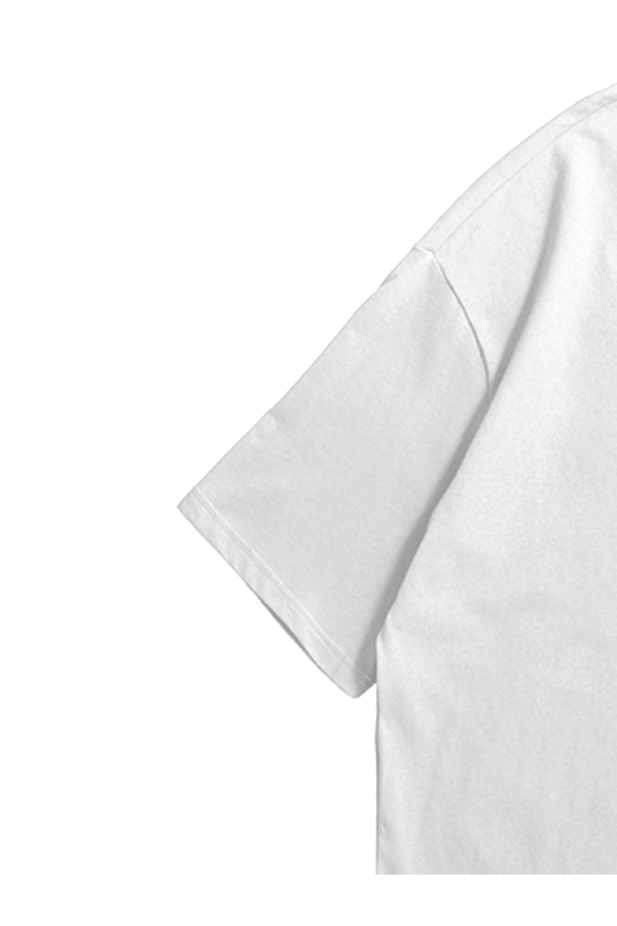 Calvin Jones White Asap Dumb Printed Oversize Unisex T-Shirt - Crew ...
