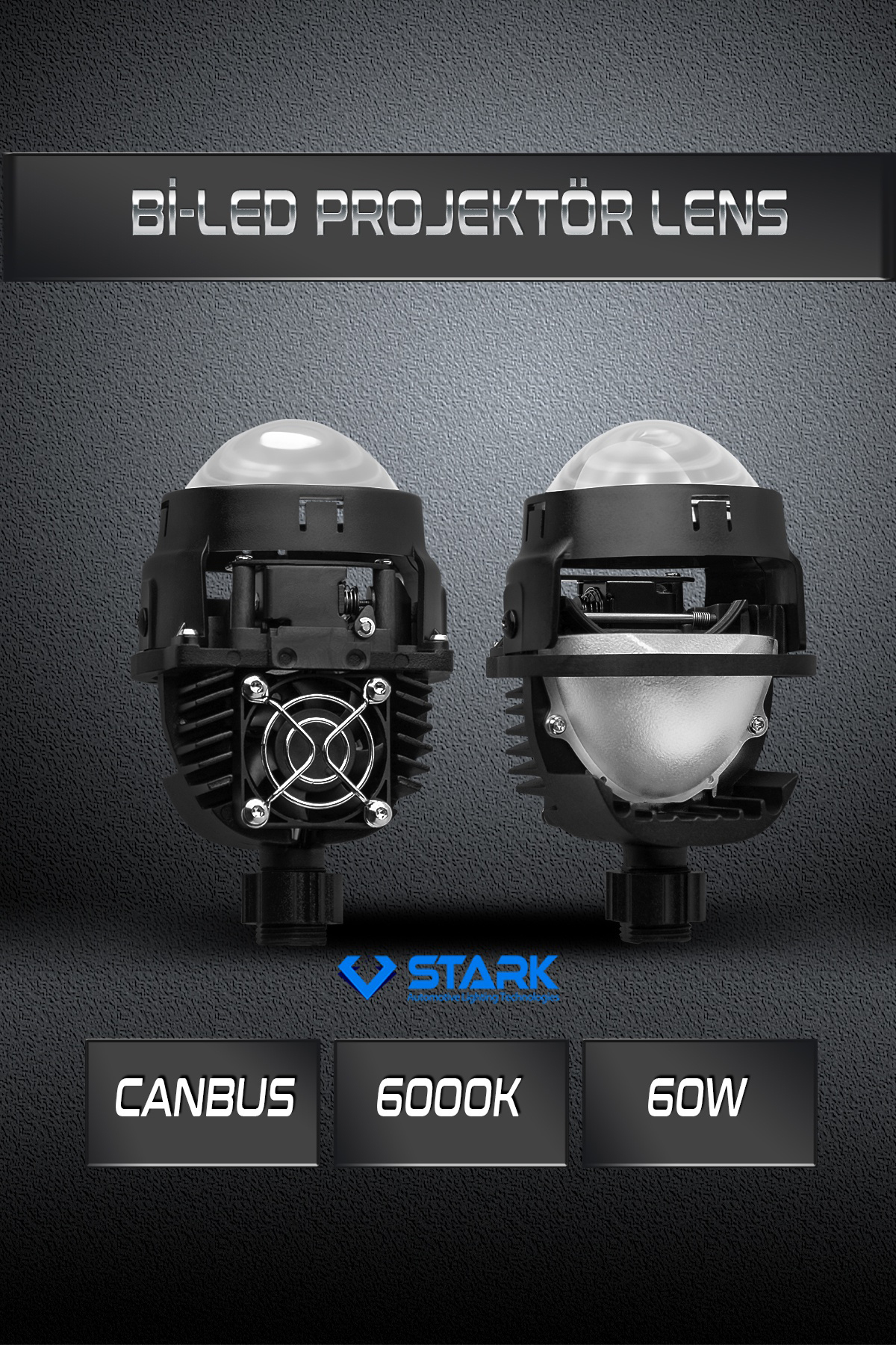 STARK 2.5 İNÇ Bİ-LED PROJEKTÖR MERCEK - Fiyatı, Yorumları
