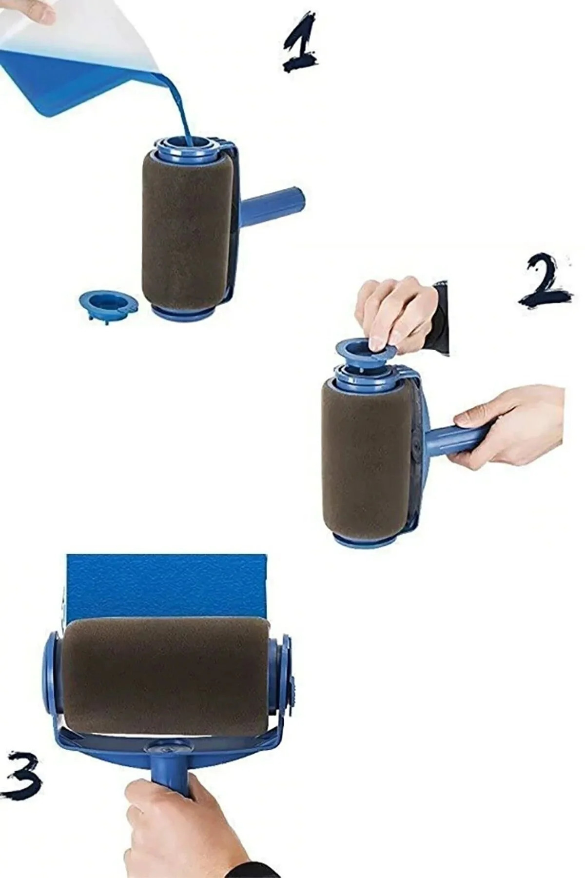 Xolo Paint Roller Damlatmayan Boya Rulosu Pratik Sızdırmaz Silikon Ve ...