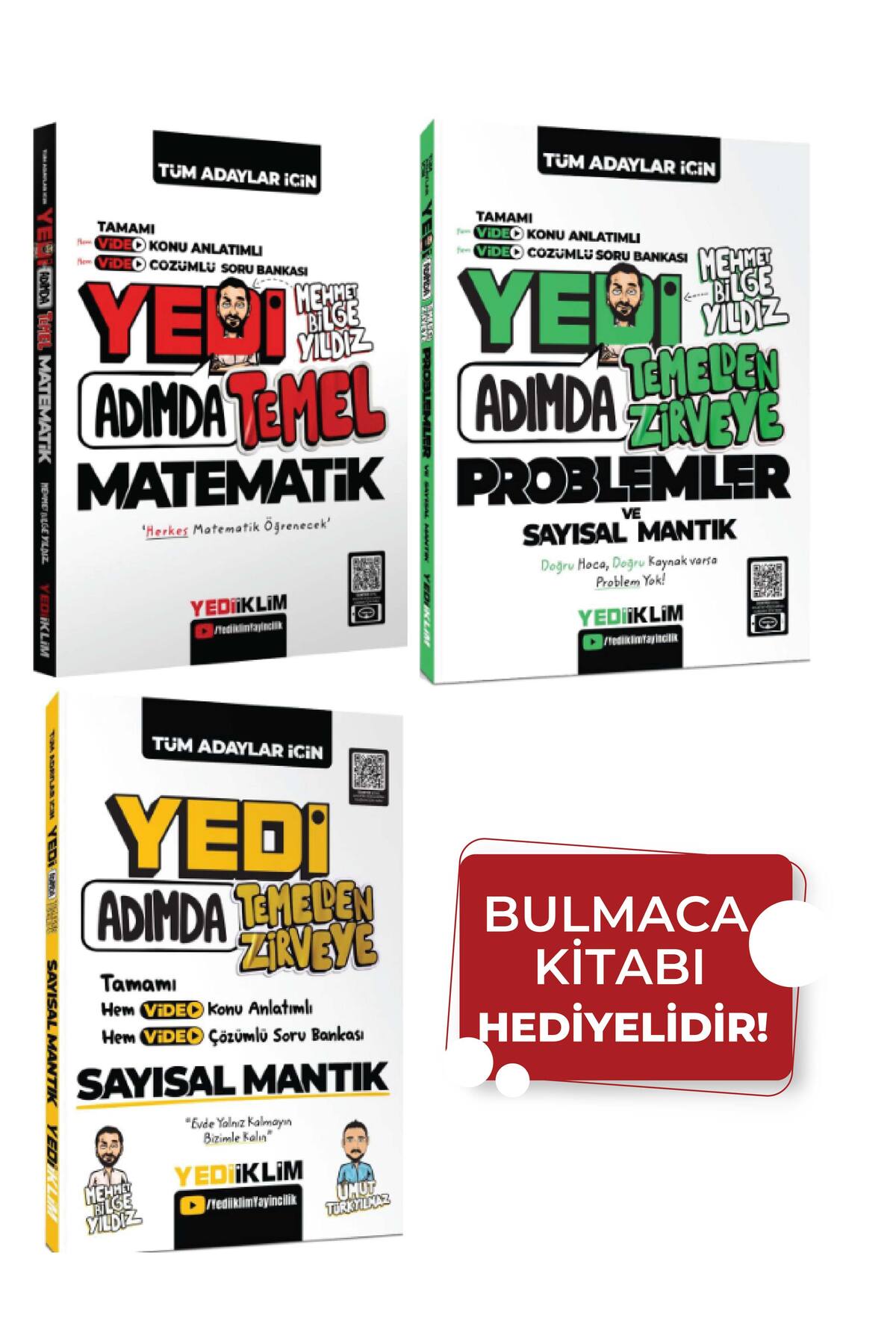 Maksimum Yediiklim yediiklim yedi adımda temel matematik+yedi adımda problemler+yedi adımda ...