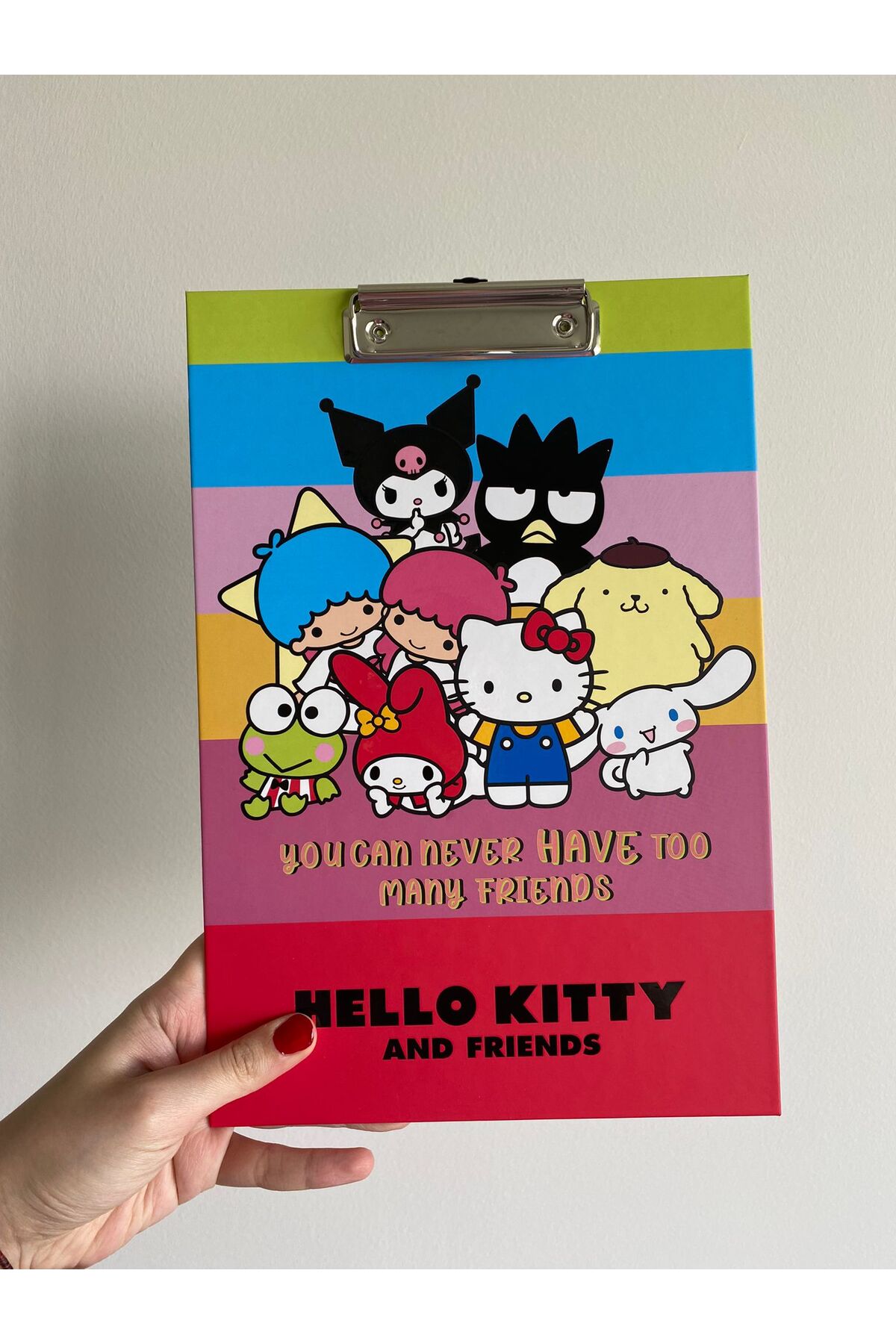 BLA GROUP KUROMİ FİGÜRLÜ PEMBE Sevimli Tasarımlı Sekreterlik Klipsli ...