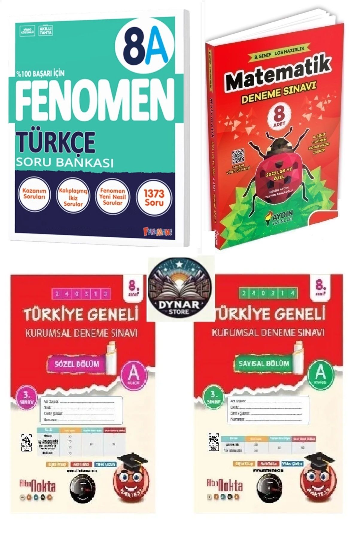 Fenomen Yayıncılık FENOMEN 8.SINIF TÜRKÇE (A) SORU BANKASI VE AYDIN ...