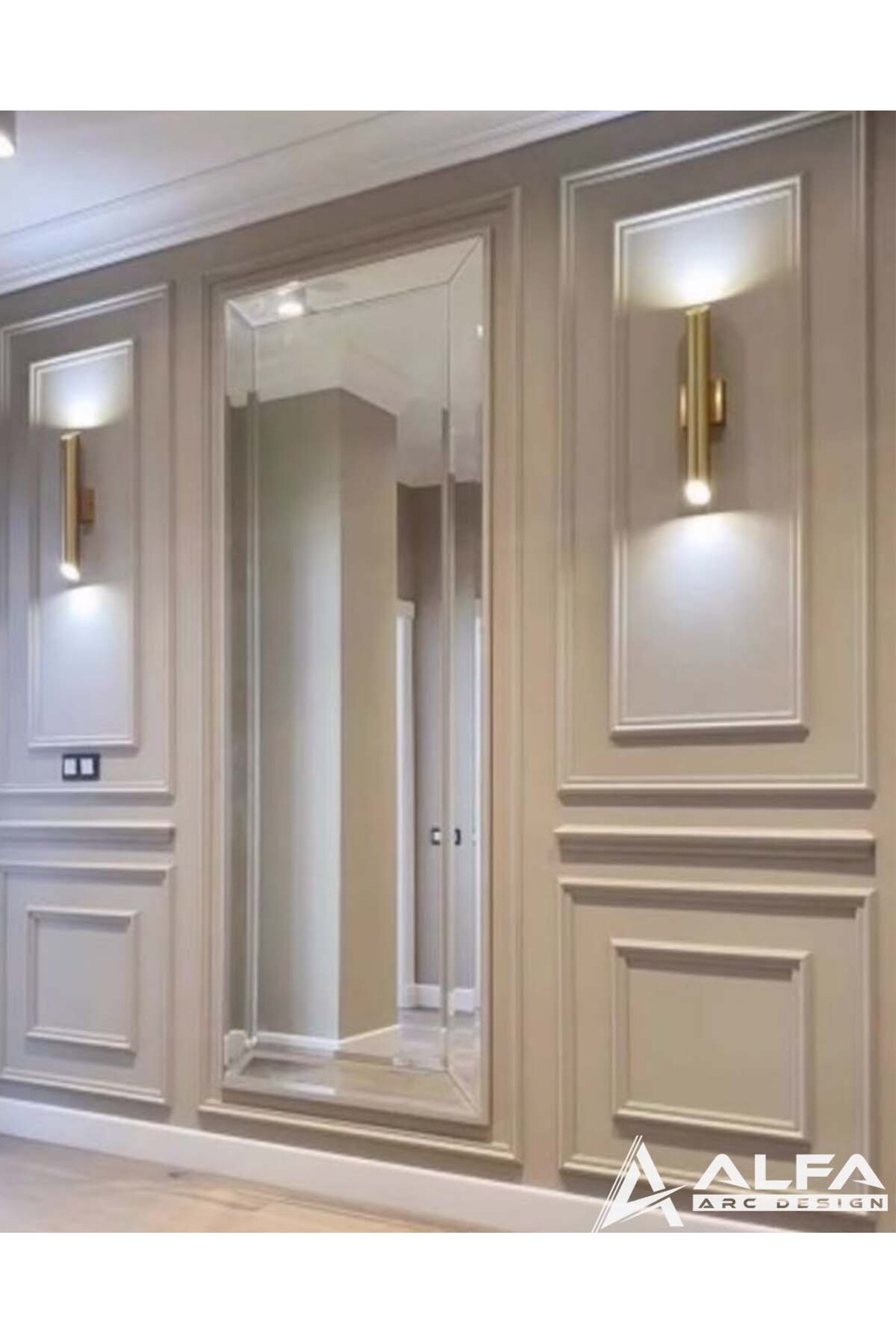 ALFA ARC DESİGN Dekoratif Boyanabilir 4 Cm Ve 2,5 Cm Duvar Çıtası ...