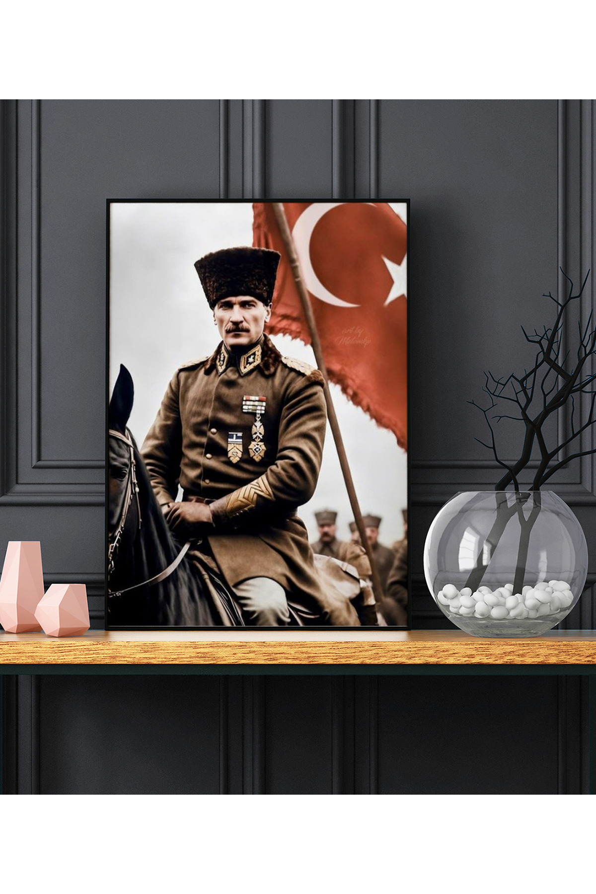 MS MustafaSunan Mustafa Kemal ATATÜRK Poster - Çerçevesiz Duvar ...