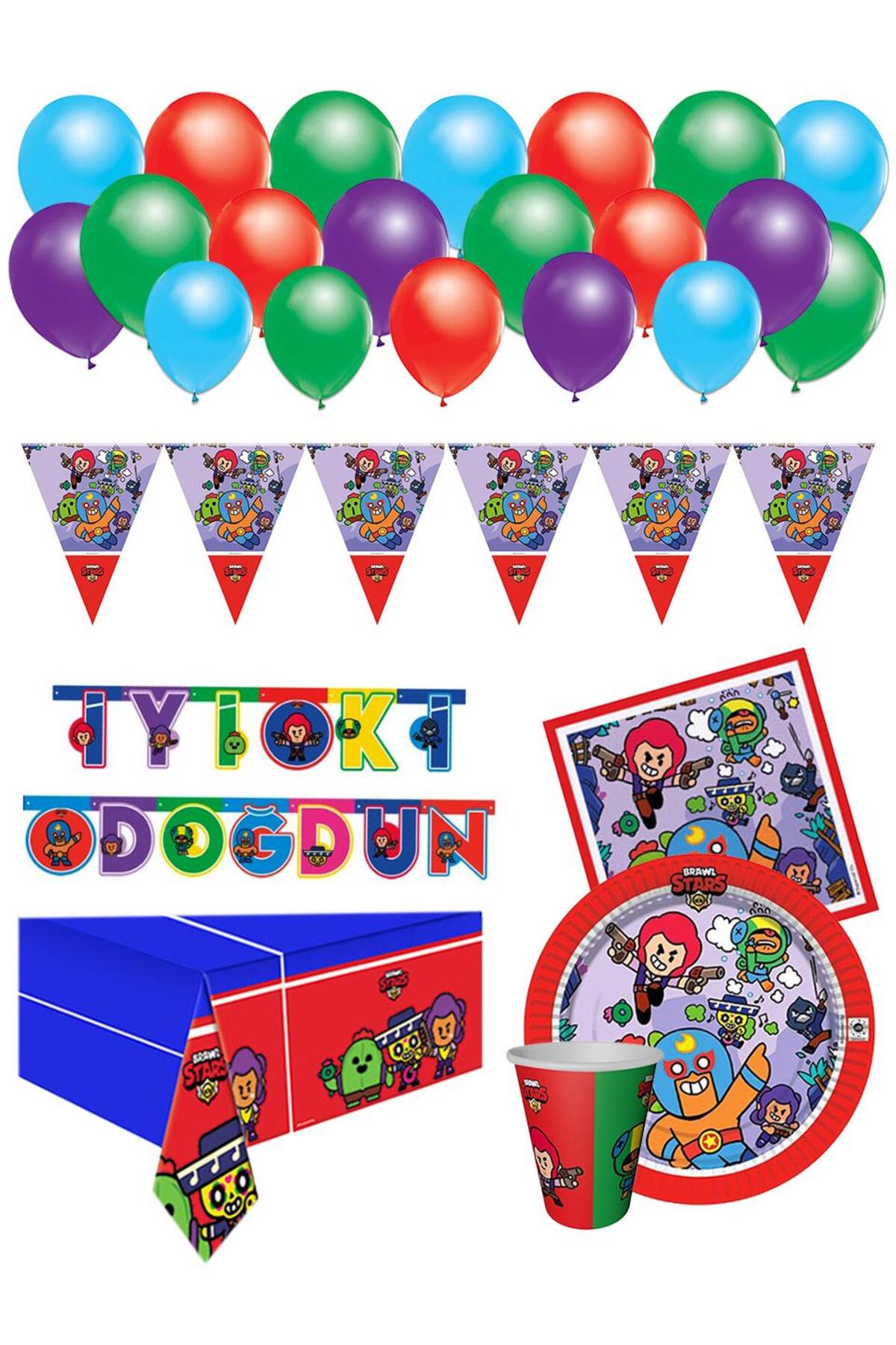 Mini Parti Mini Party Store Brawl Stars Konseptli Doğum Günü Seti Erkek ...