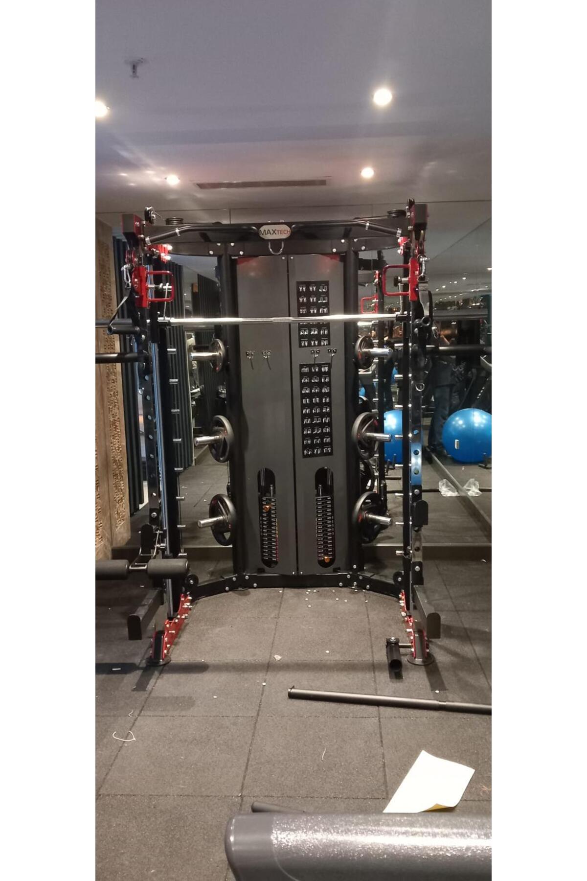 MaxTech Dual Cable Crossover & Smith Machine Kombo İstasyon ...